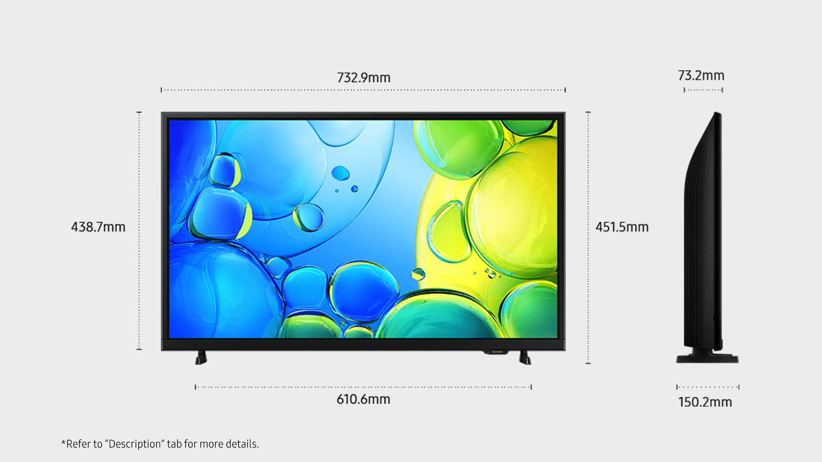 Samsung 32-inch Full HD F6000 Smart TV | Domayne