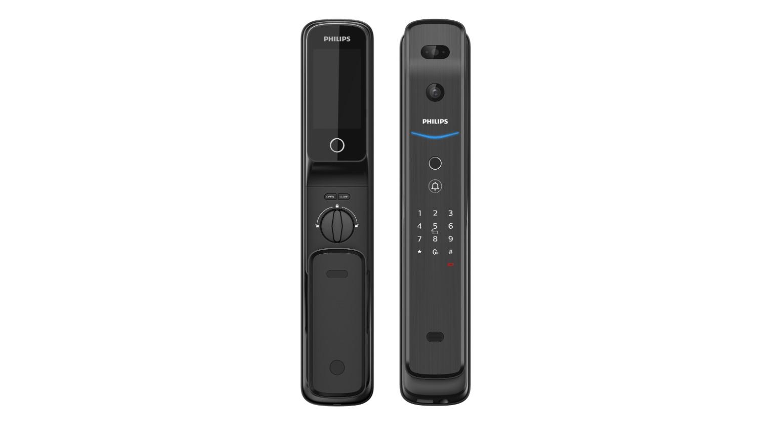 Philips EasyKey Facial Recognition and Remote Intercom Smart Door Lock ...