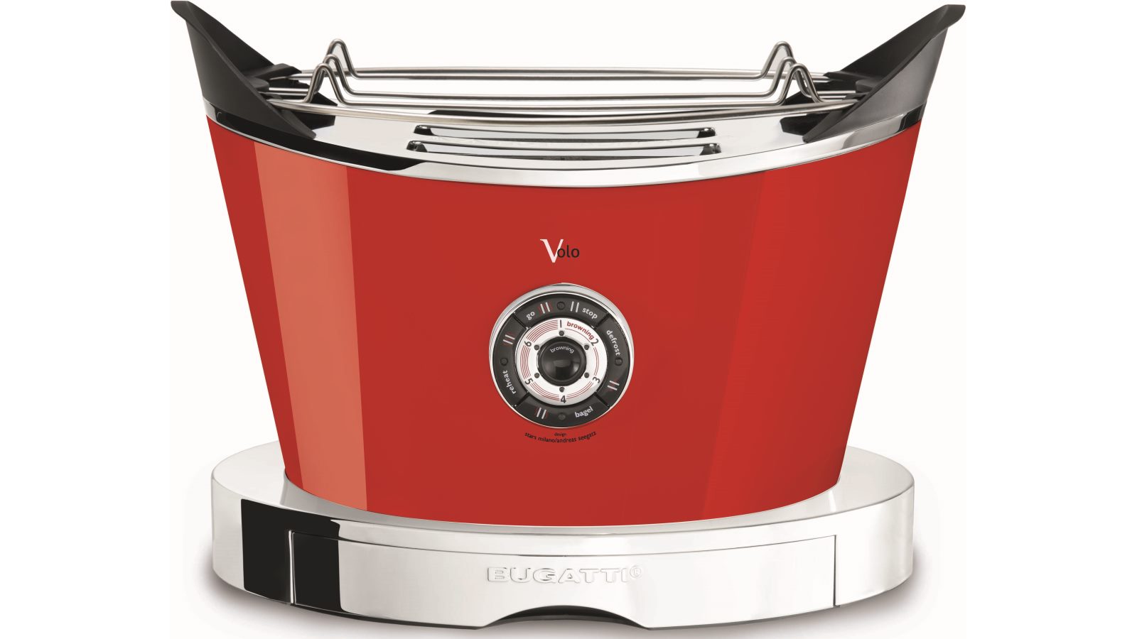 Bugatti Volo 2 Slice Toaster - Red | Domayne