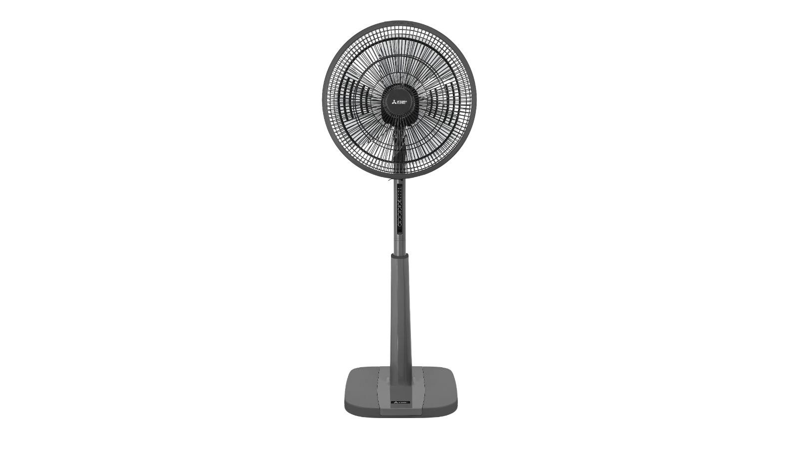 Mitsubishi 40cm Classy Pedestal Fan - Grey | Domayne