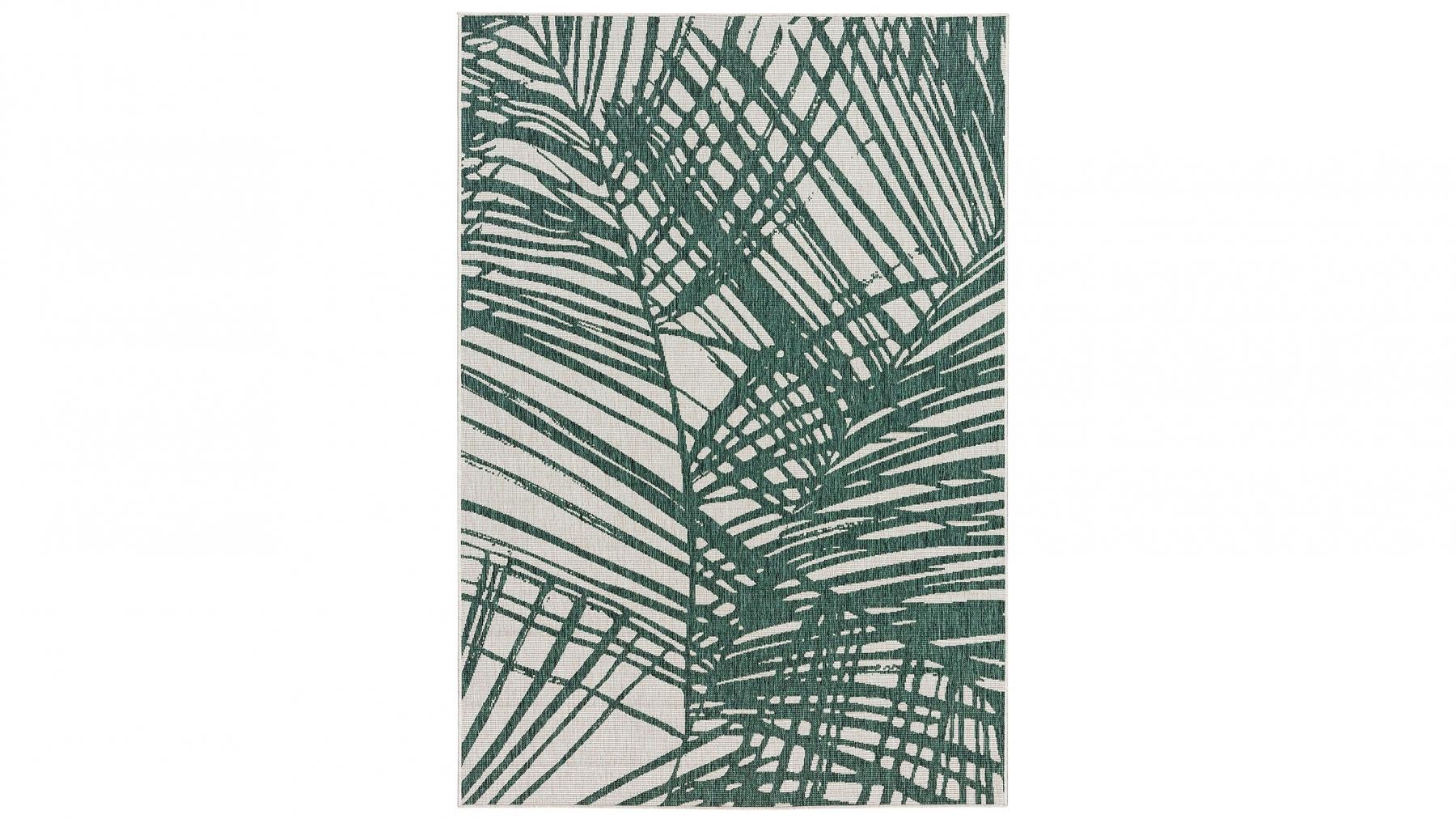 Terra Leaf Reversible Green Rug | Domayne