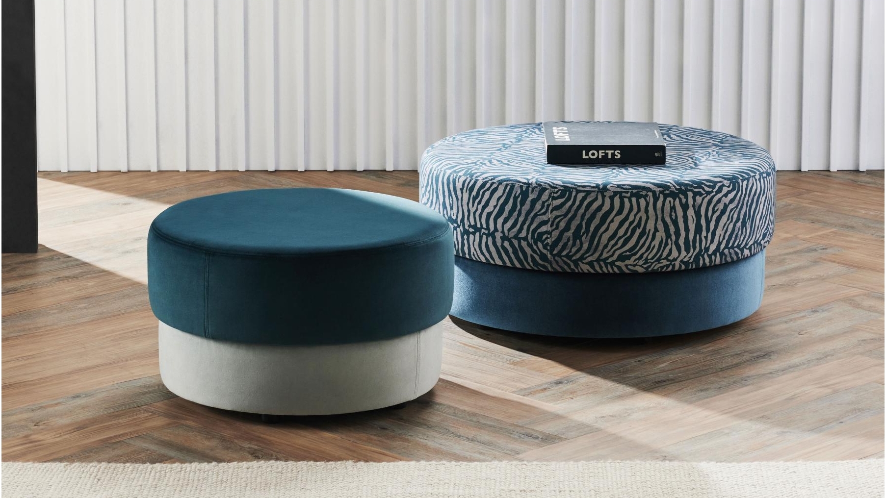 Sibella Mushroom Ottoman | Domayne
