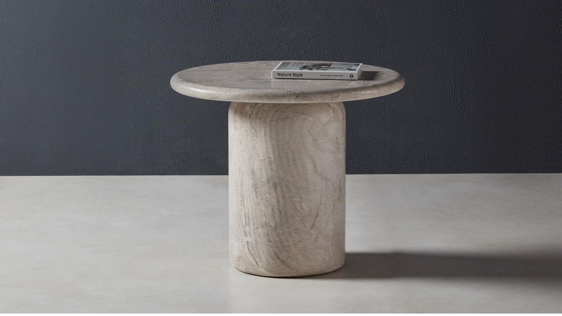 Sascha Outdoor Side Table in Slate | Domayne