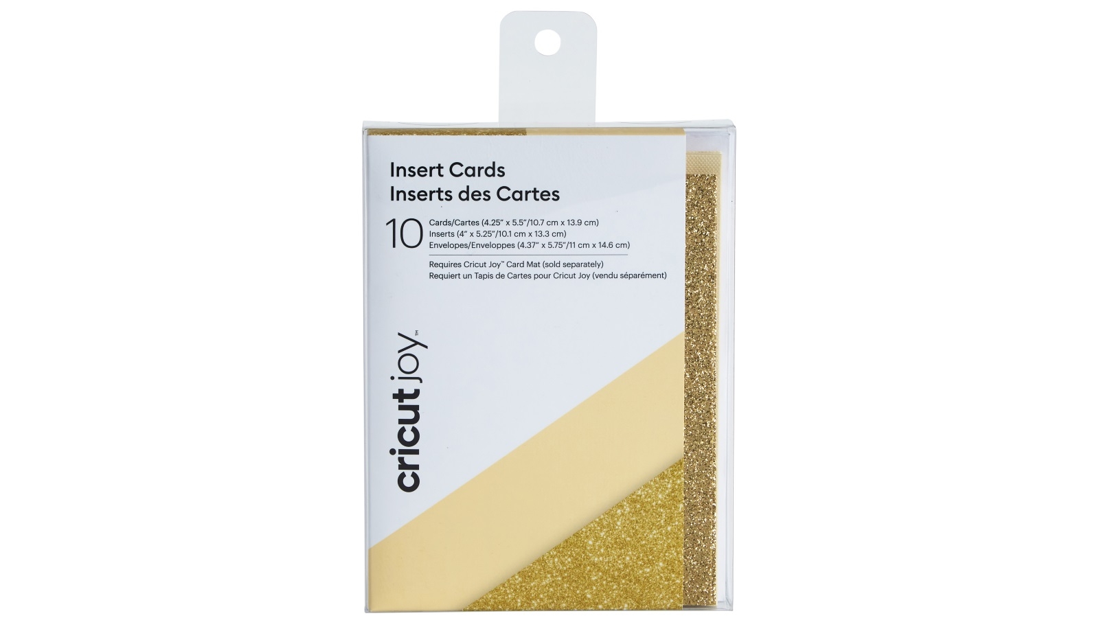 Cricut Joy 10-Sheets Insert Card Gold Glitter Sampler | Domayne