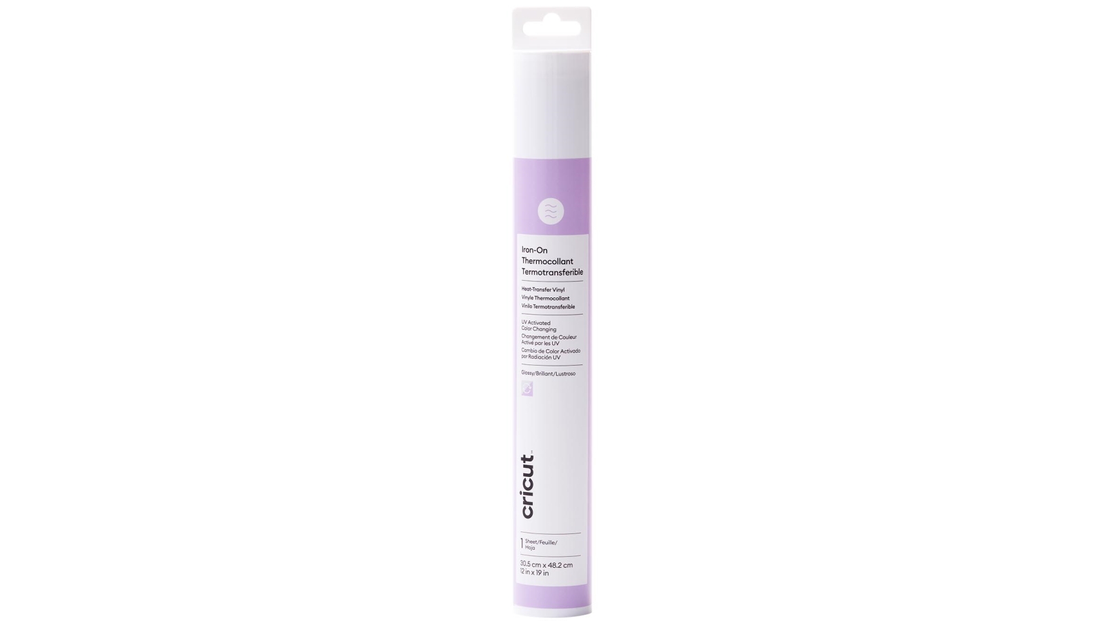 Cricut UV-Activated Colour Changing Iron-On - White to Violet | Domayne