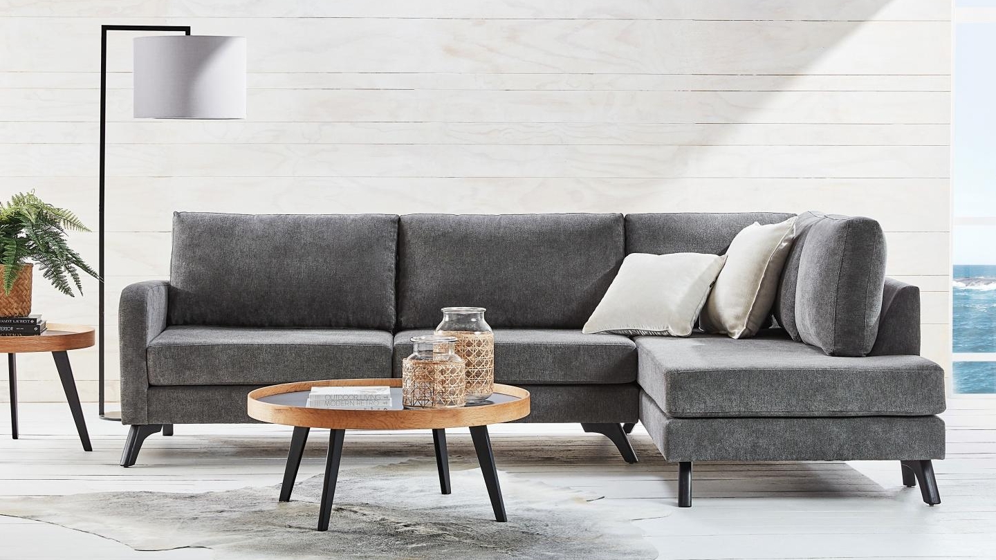 Zuri 3-Seater Lounge with Chaise | Domayne