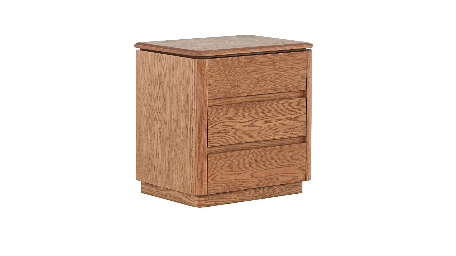 Ora 3-Drawer Standard Bedside Table | Domayne