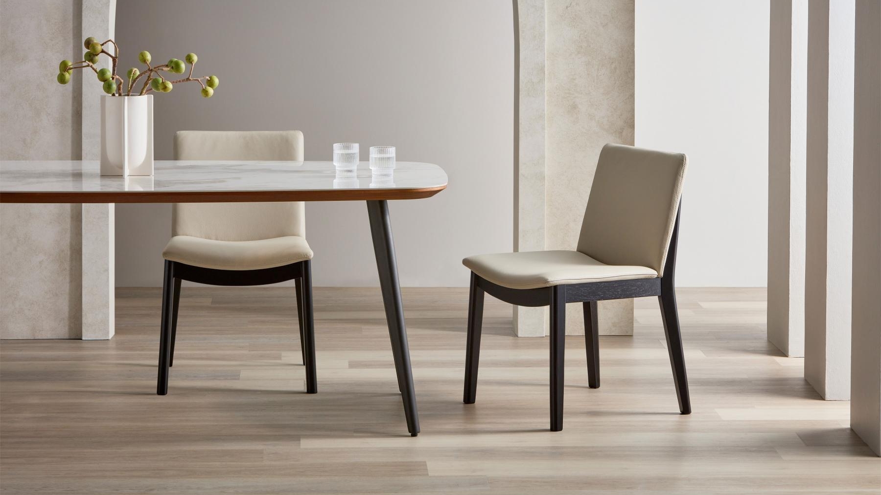 Kara Leather Dining Chair | Domayne