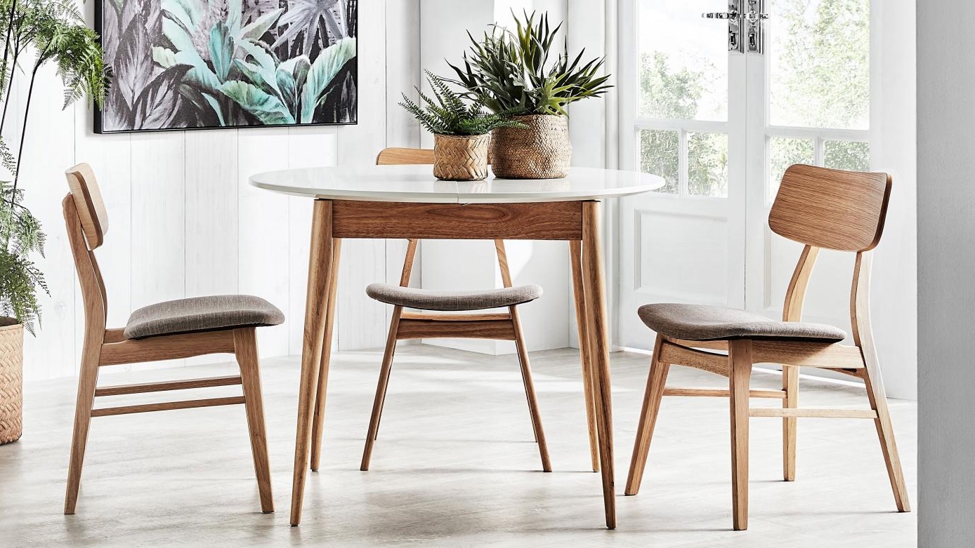 Snow Extension Dining Table | Domayne