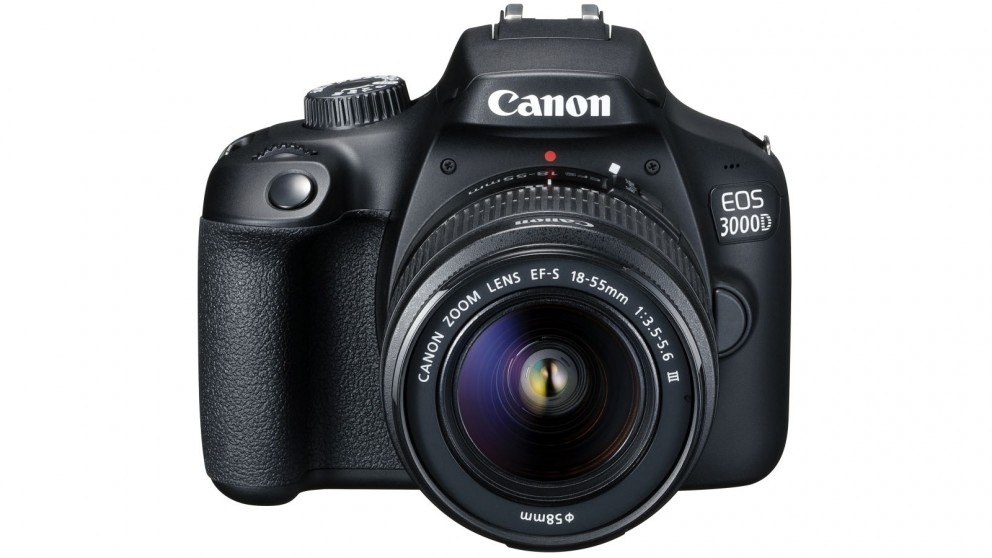 Canon EOS 3000D DSLR Camera with 18-55mm Lens Kit | Domayne