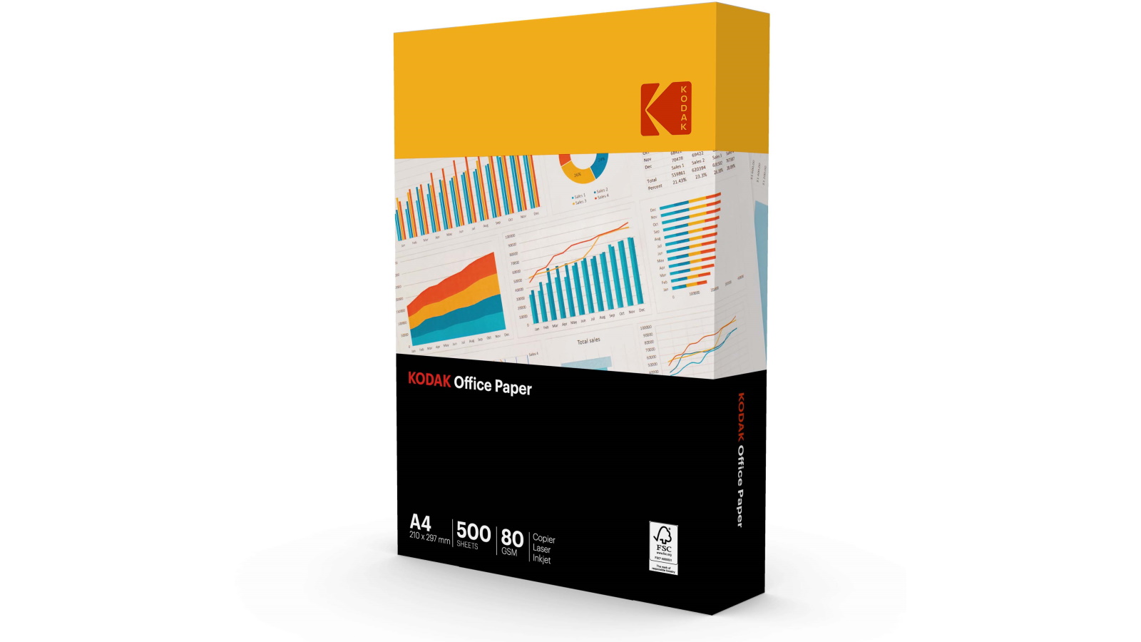 Kodak 500-heets A4 80gsm Office Paper FSC | Domayne