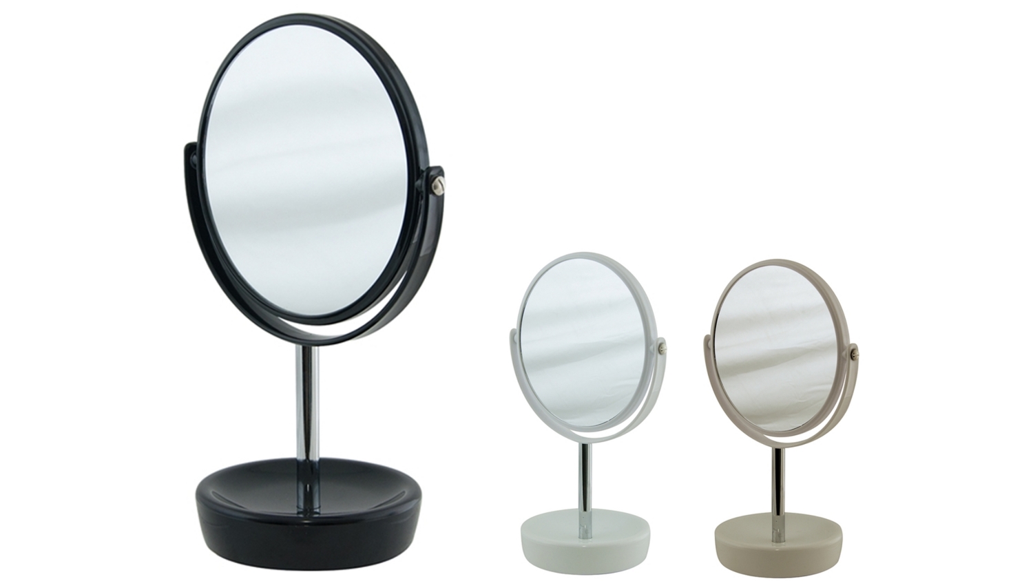 Salt & Pepper Suds Double Sided Mirror | Domayne