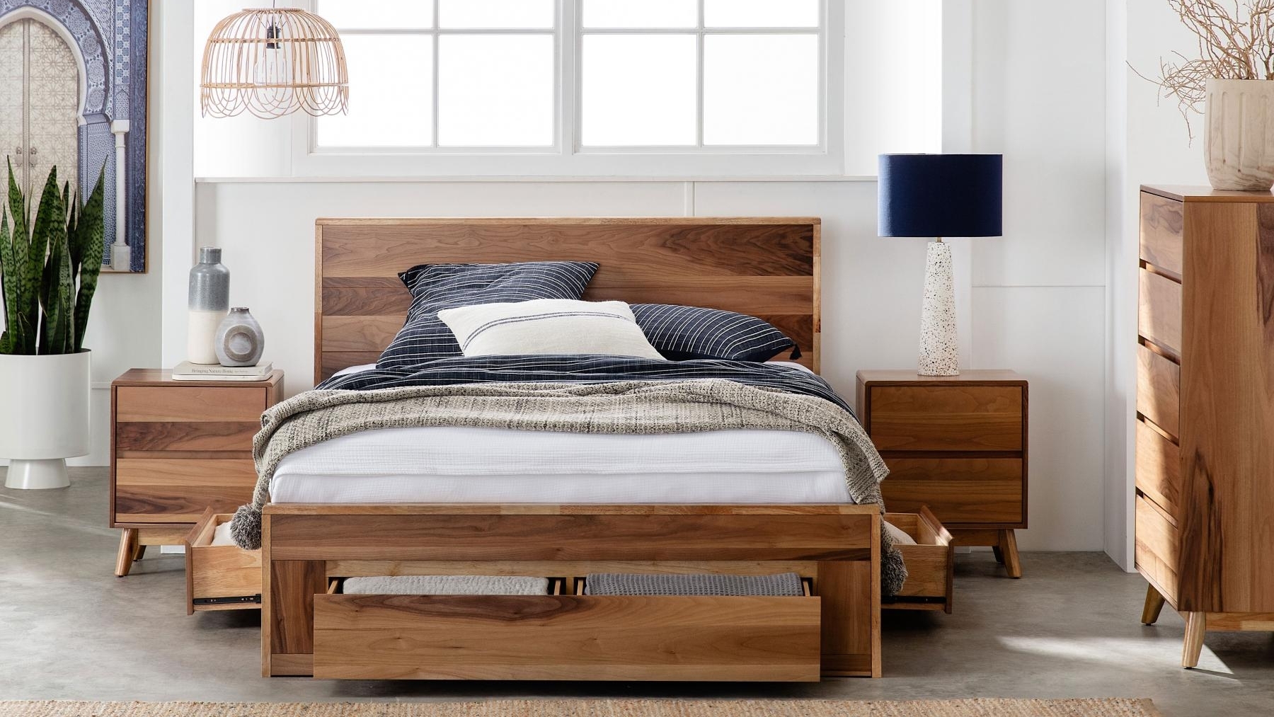 Bed Frames King Double Queen Bed Frame Domayne