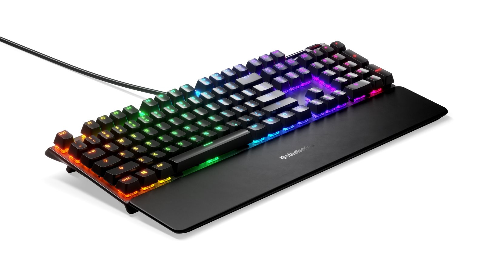 SteelSeries Apex 7 Mechanical Gaming Keyboard with Blue Clicky Switch ...