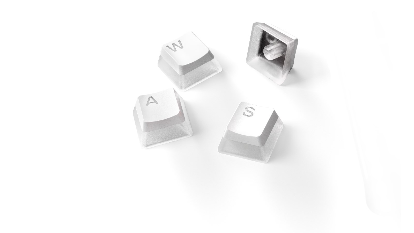 SteelSeries Prismcaps Universal Double Shot PBT Keycaps - White | Domayne