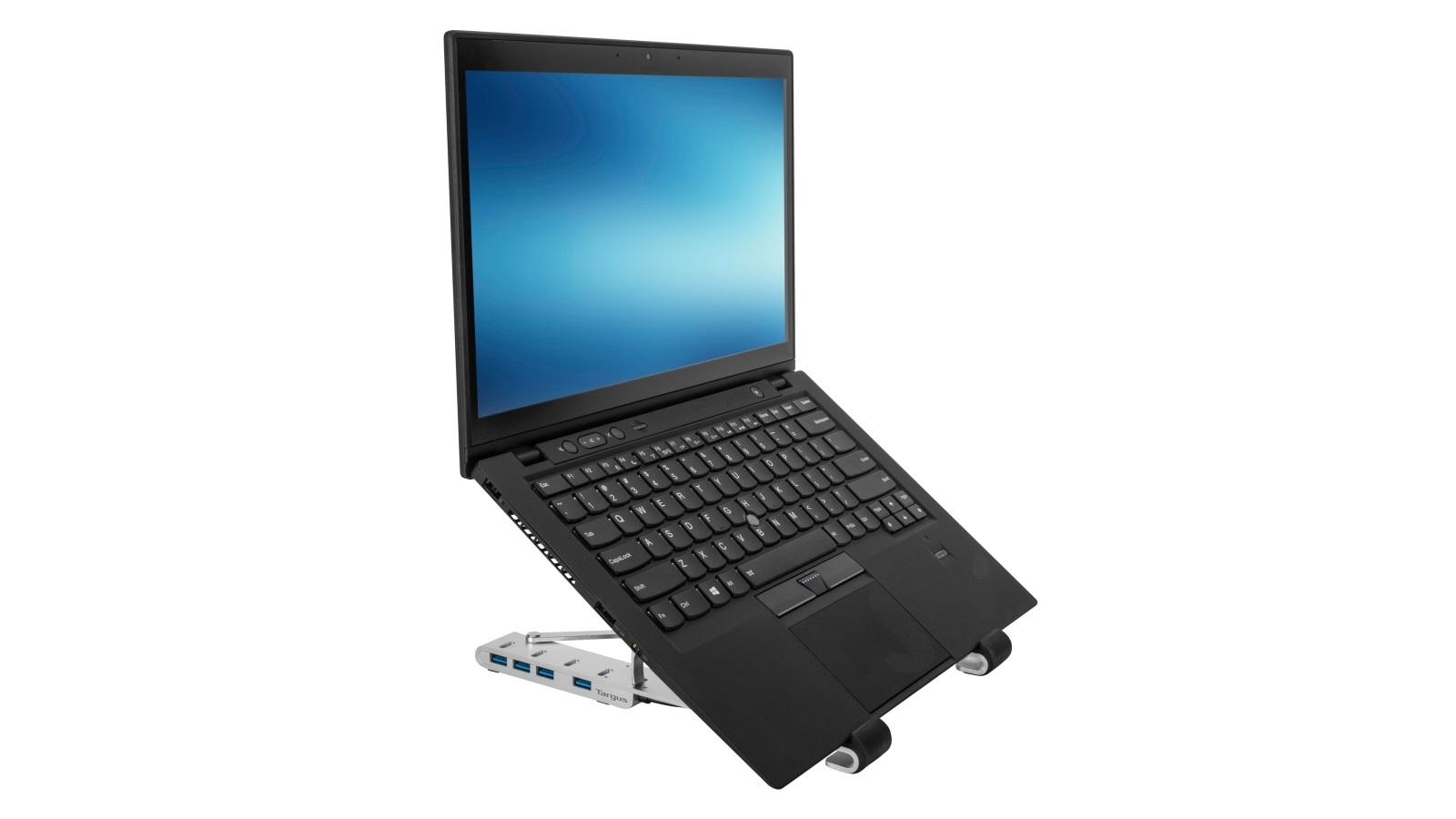 Targus Portable Laptop Stand with Integrated USB A-Hub | Domayne
