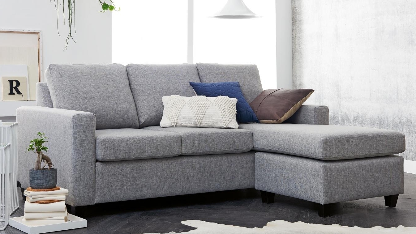 Newport 3-Seater Sofa Bed with Reversible Chaise | Domayne