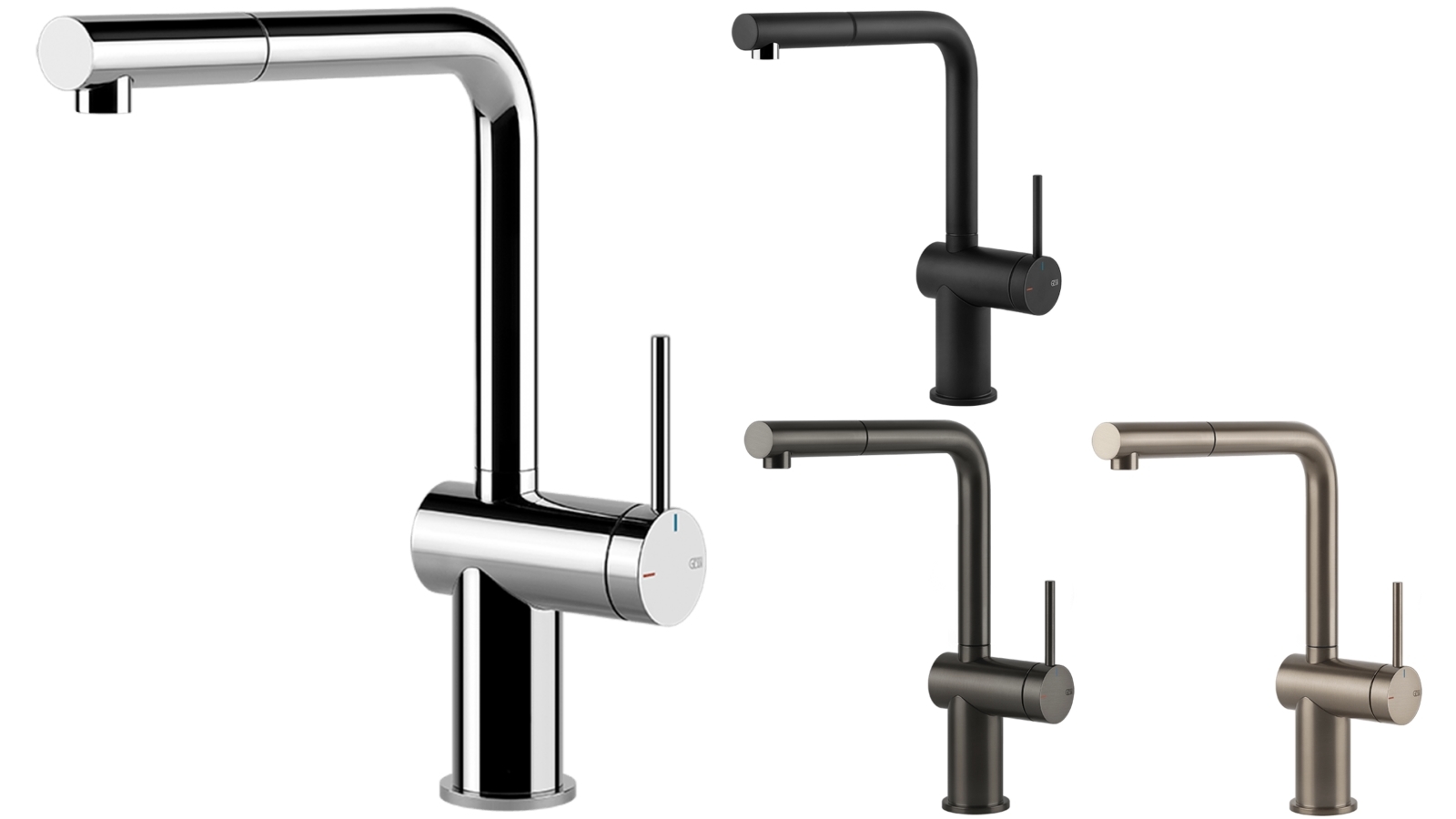 Gessi Inedito Pull Out Kitchen Mixer | Domayne