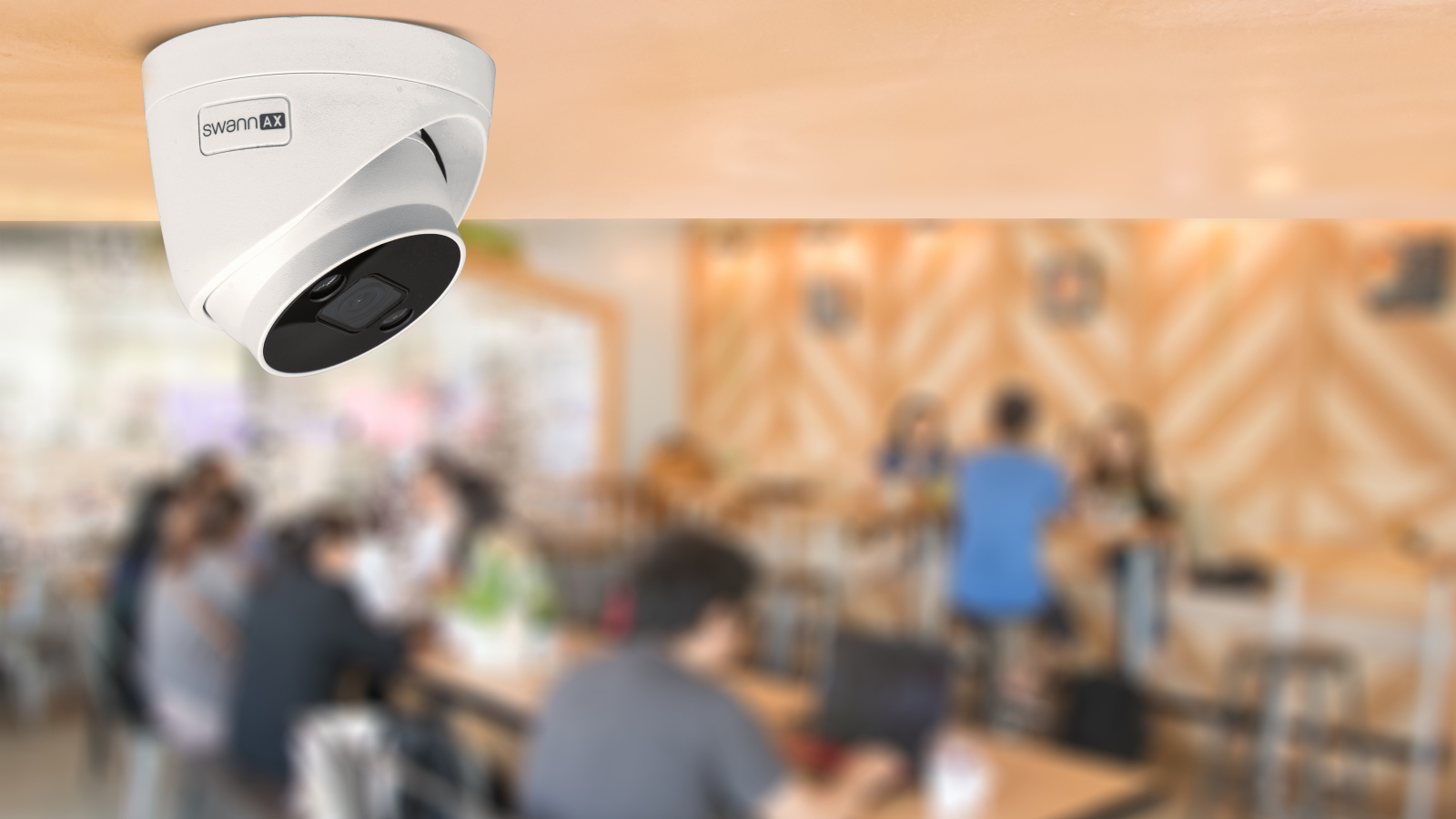 Swann AdvancedX Add-On Spotlight Dome Camera with Microphone | Domayne