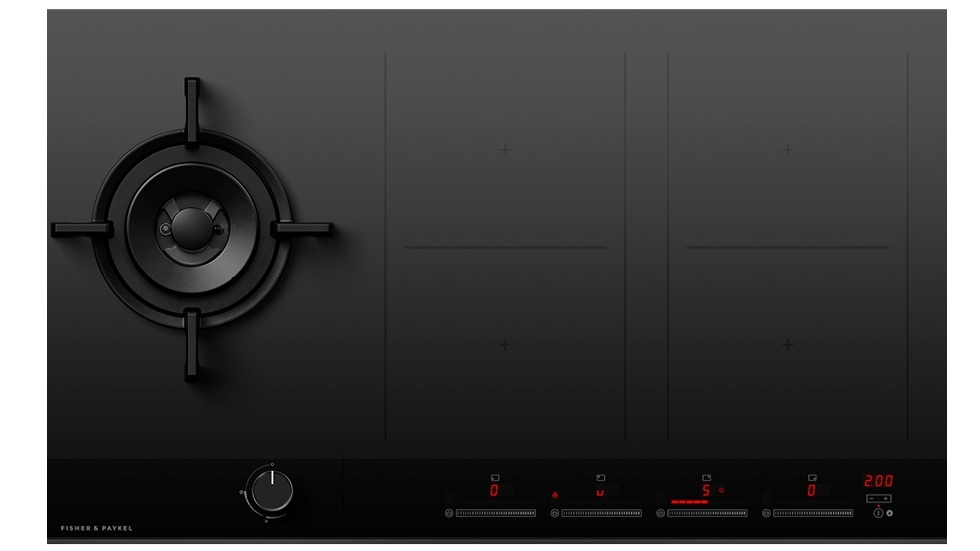 Fisher & Paykel 90cm Series 9 1 Burner + 4 Zone Hybrid Cooktop 2 ...