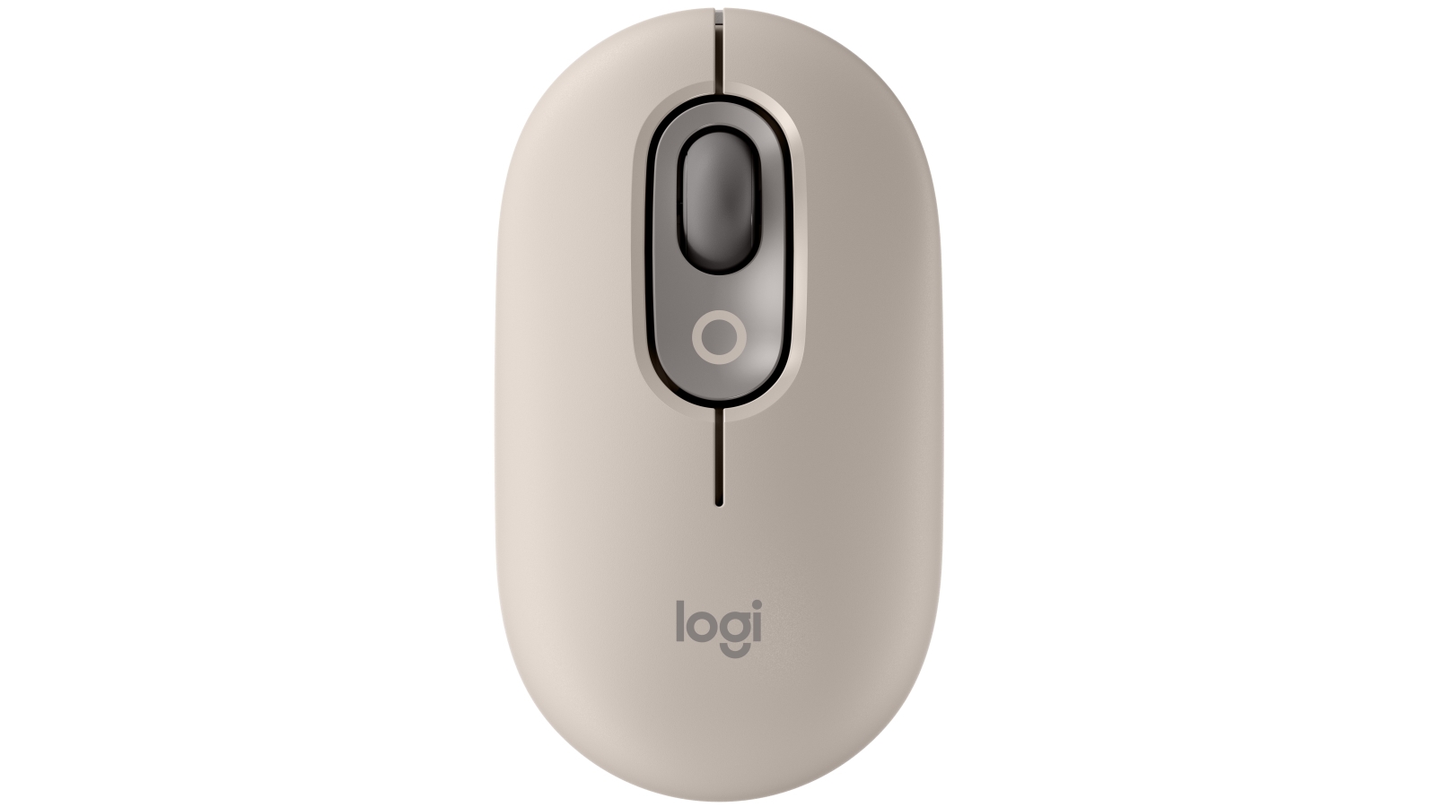 Logitech POP Wireless Mouse with Emoji Button Function - Mist Sand | Domayne