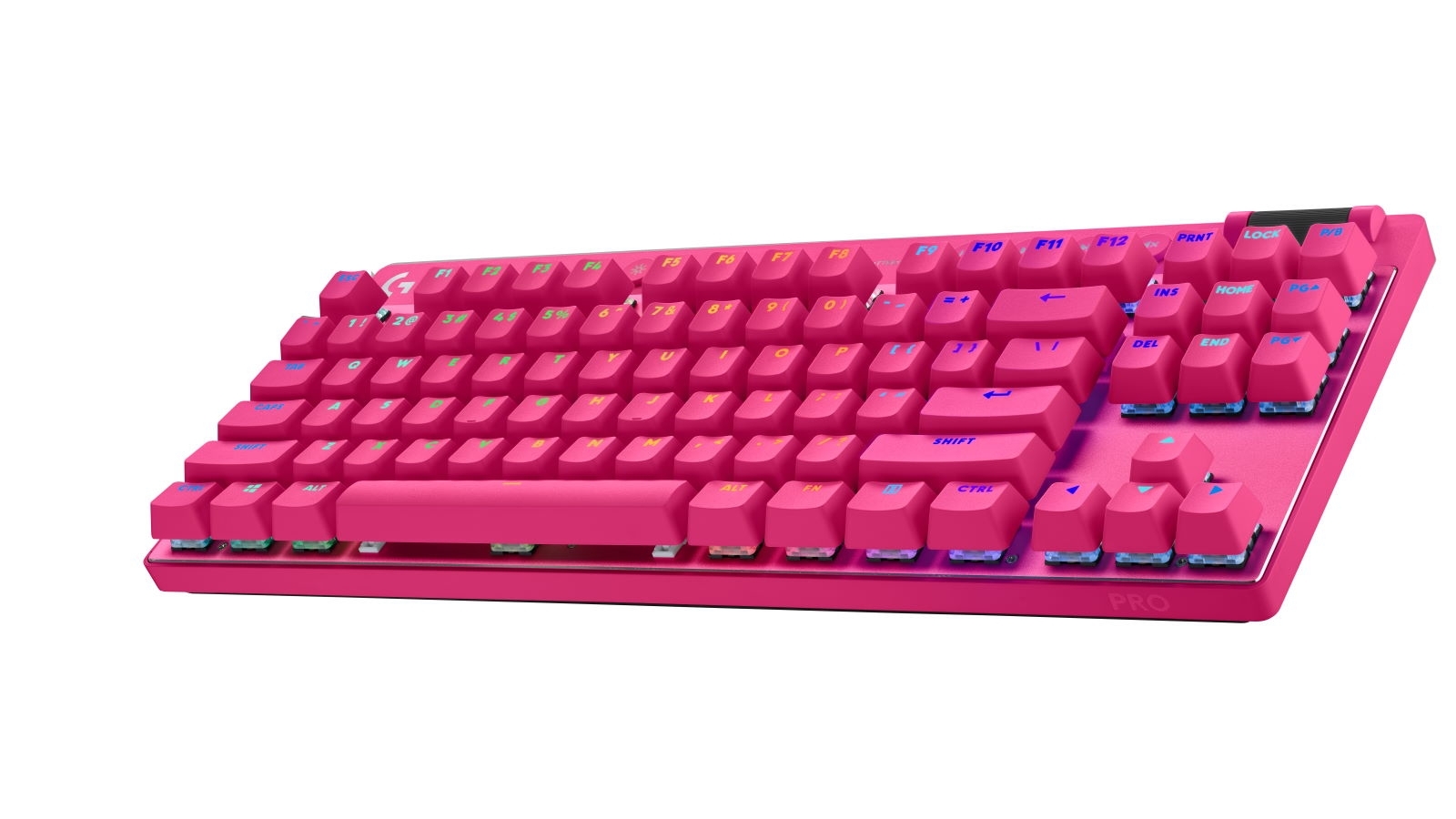 Logitech G Pro X 2 TKL LIGHTSPEED Gaming Keyboard - Magenta | Domayne