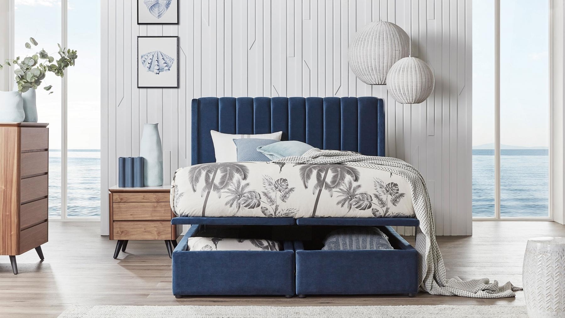 Zilver Gaslift Bed - Queen | Domayne