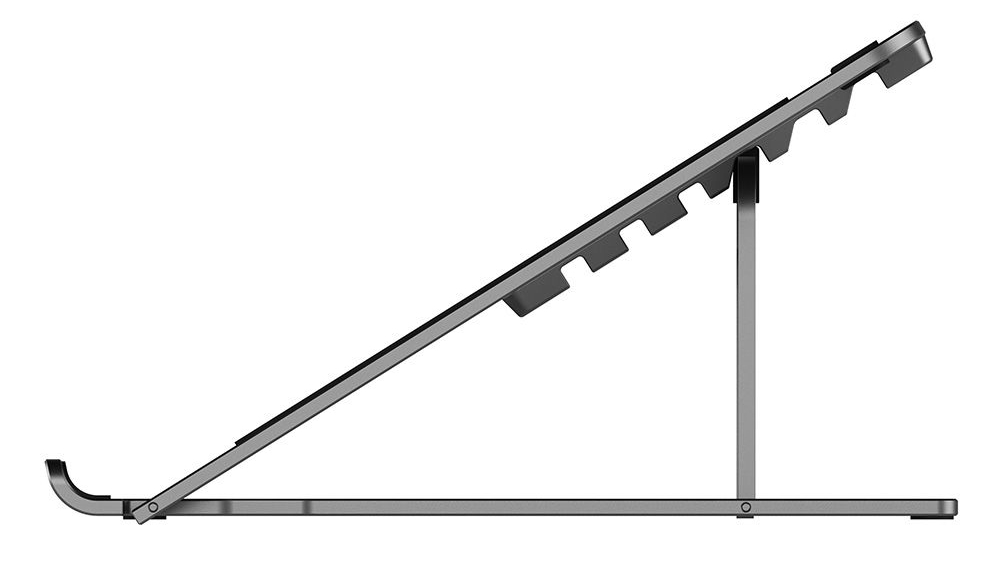 Alogic Metro Adjustable & Portable Laptop Stand - Space Grey | Domayne