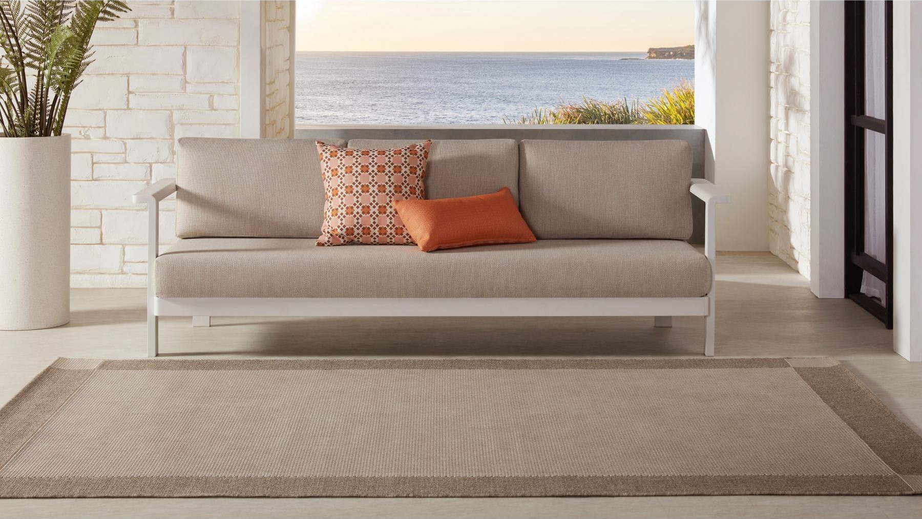 Gonzales 3-Seater Outdoor Lounge | Domayne