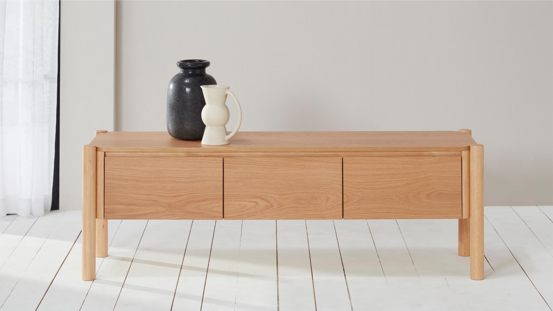 Linz Small Entertainment Unit in Natural | Domayne