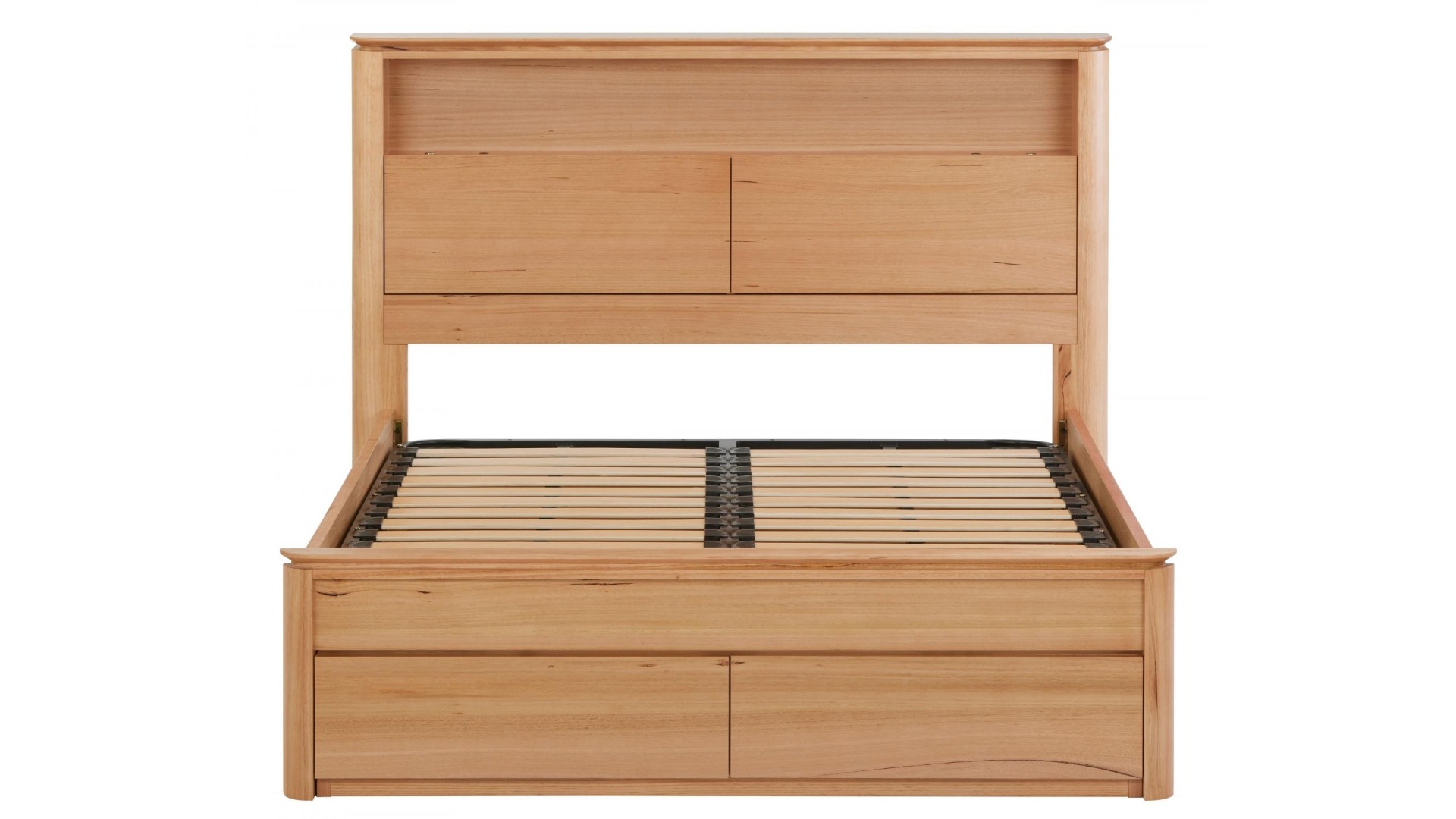 Ledge 2-Drawer Gaslift Bed - King | Domayne