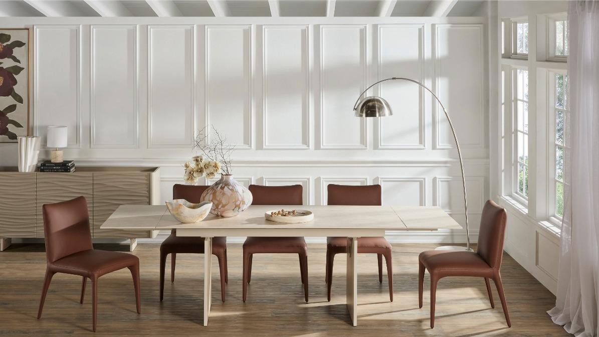 Nero Extension Dining Table | Domayne