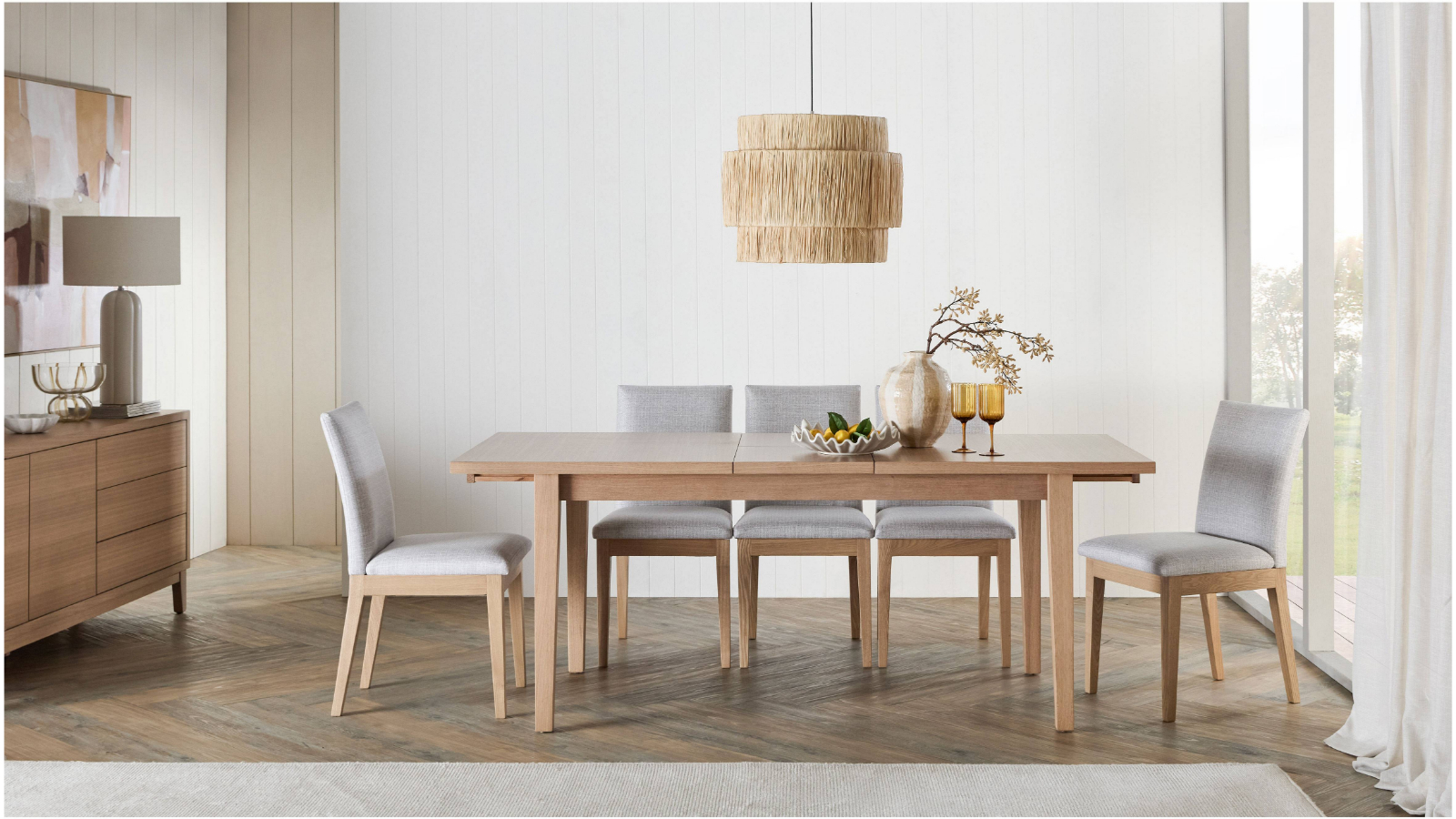 Everett Single Extension Dining Table | Domayne