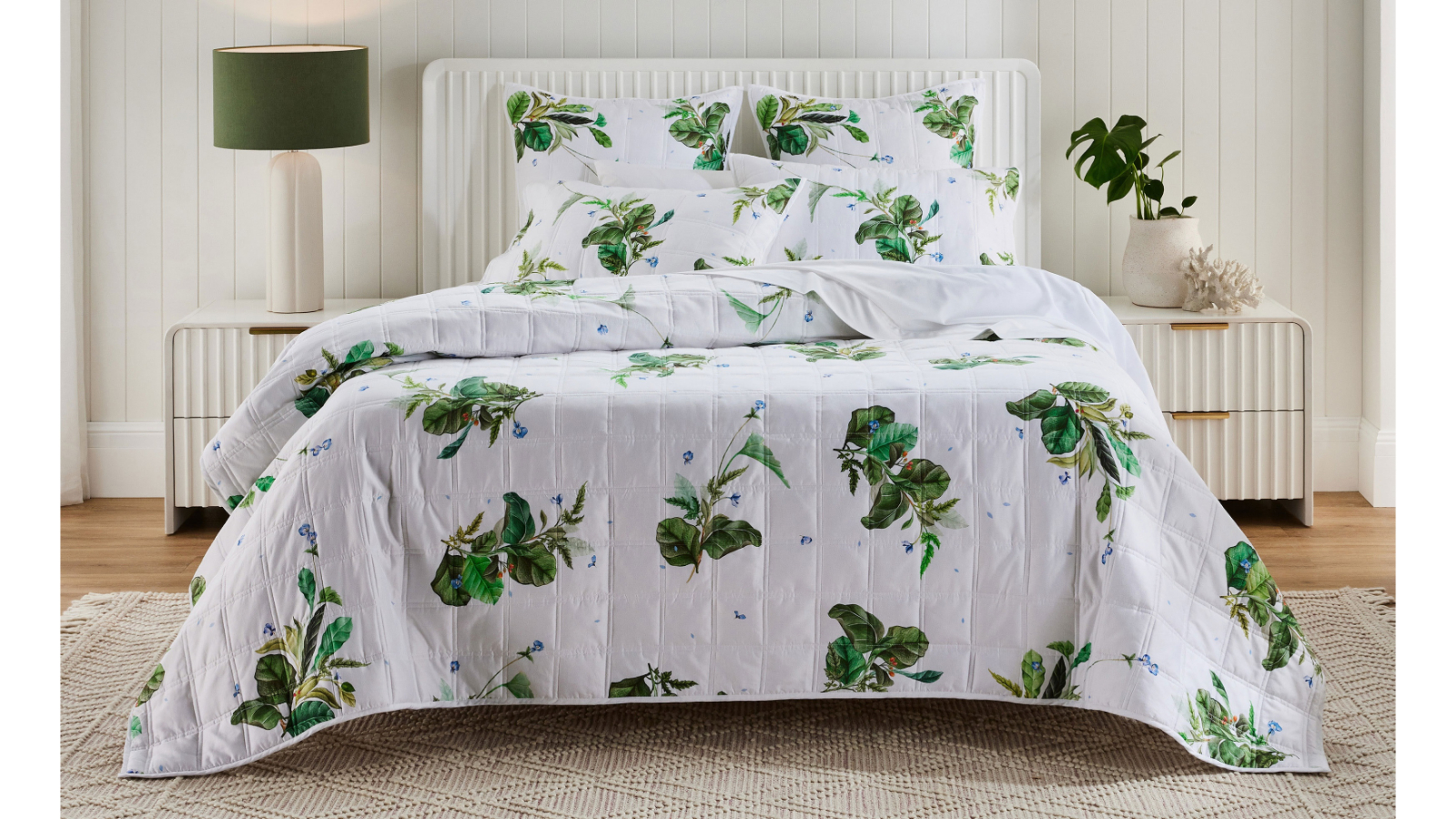 Sheridan Ellerson Leaf Coverlet - King | Domayne