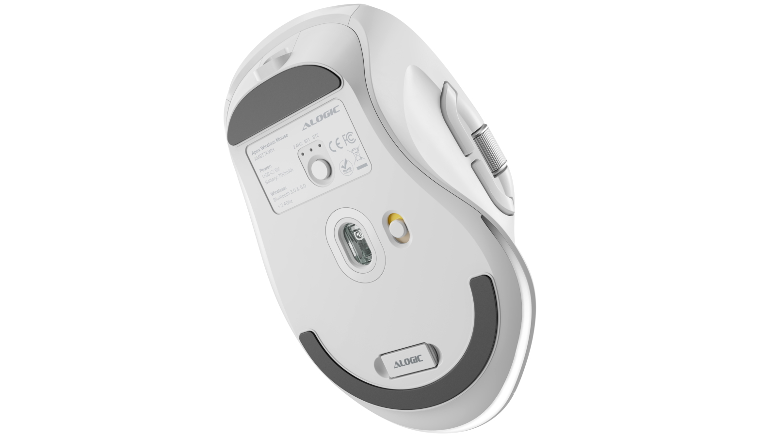 Alogic Apex Wireless Performance Mouse - White | Domayne