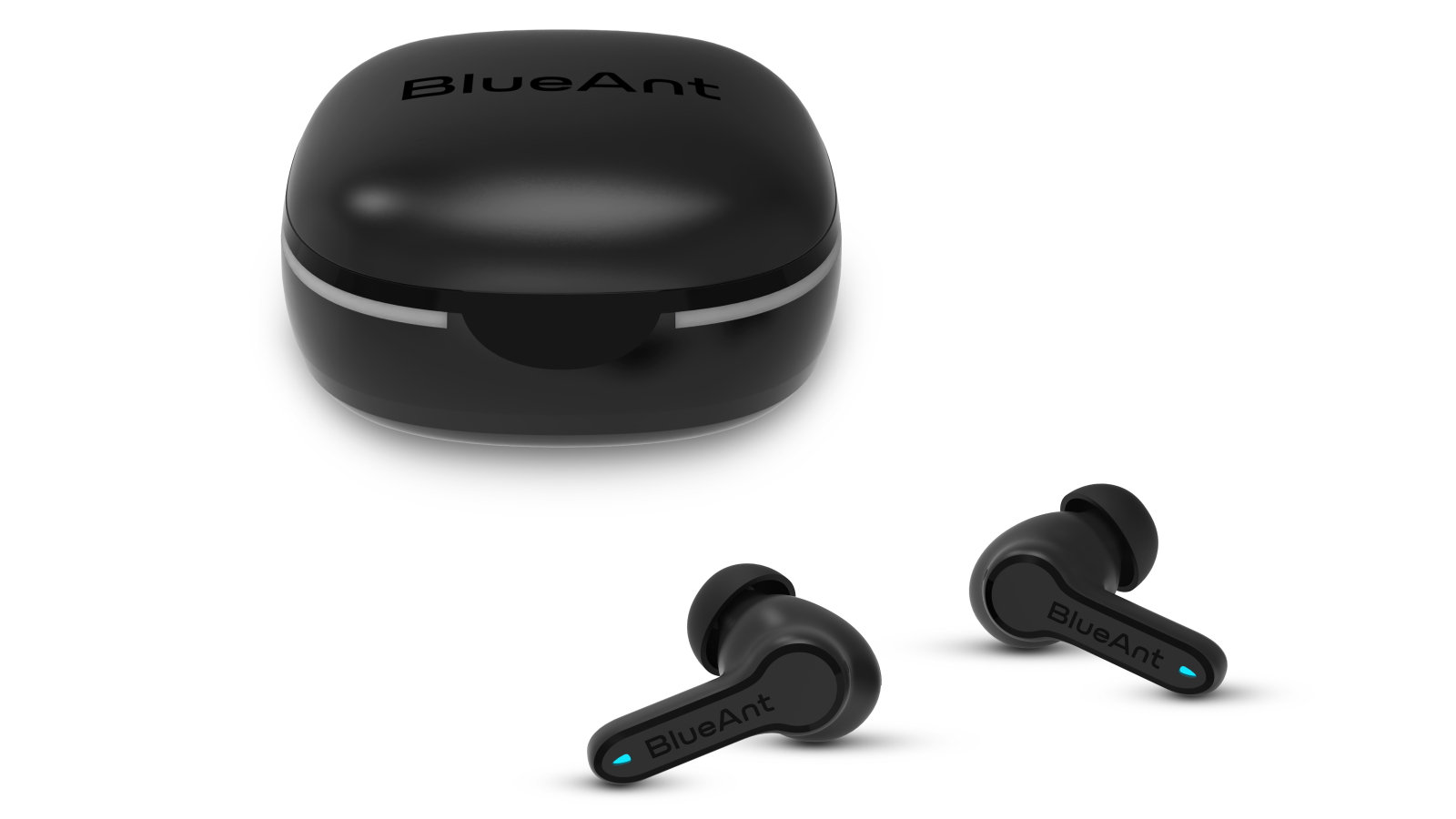 BlueAnt Pump Air ANC 2 True Wireless Earbuds - Black | Domayne