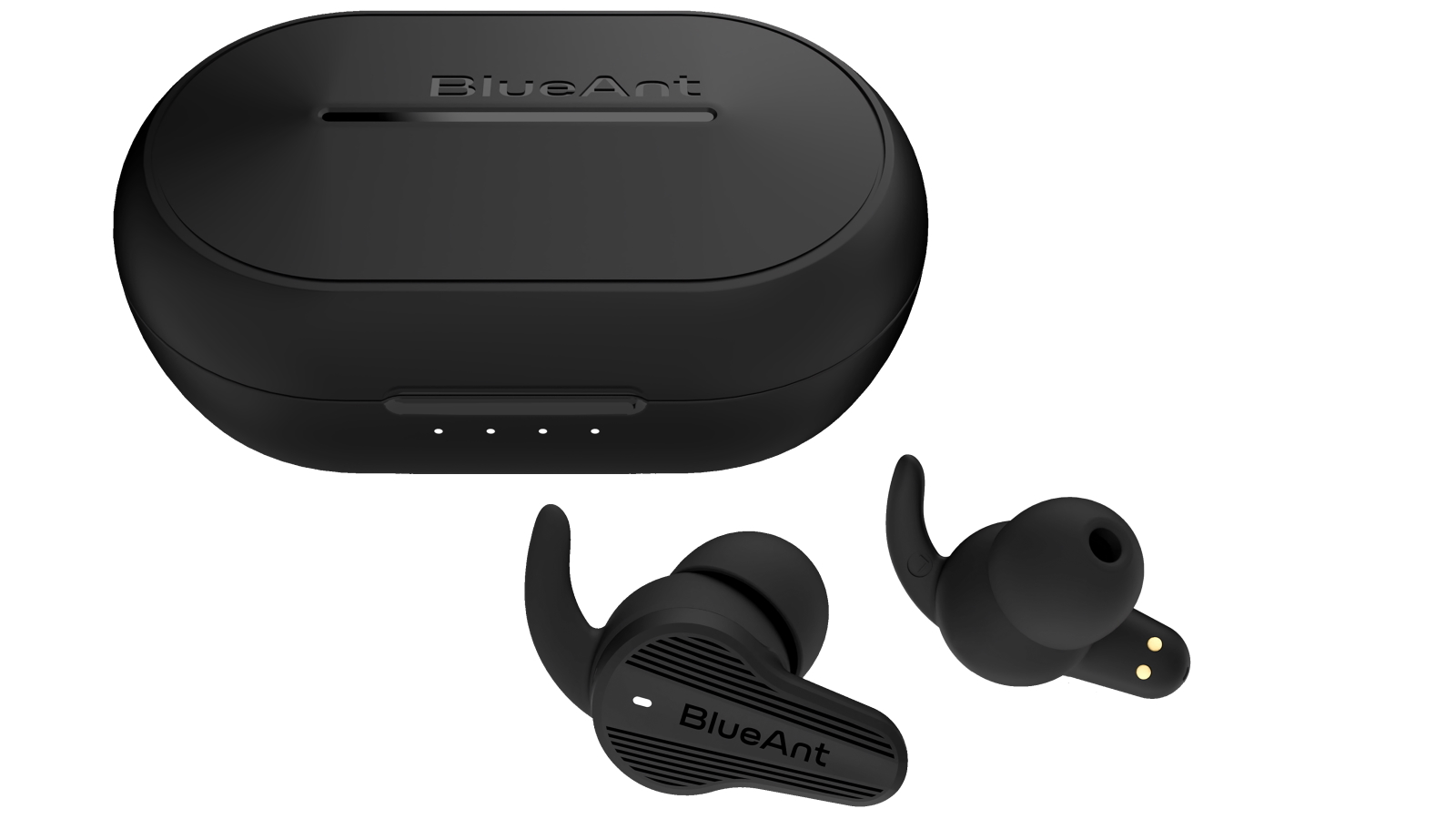BlueAnt Pump Air X3 True Wireless Sportsbuds - Black | Domayne