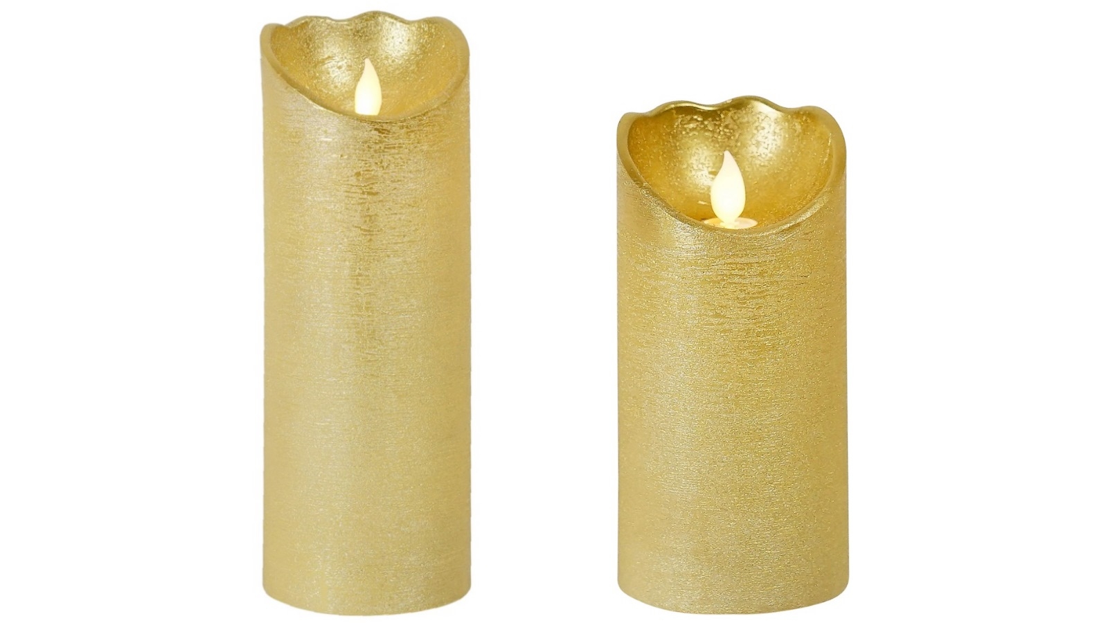 Beacon Gold LED Pillar | Domayne