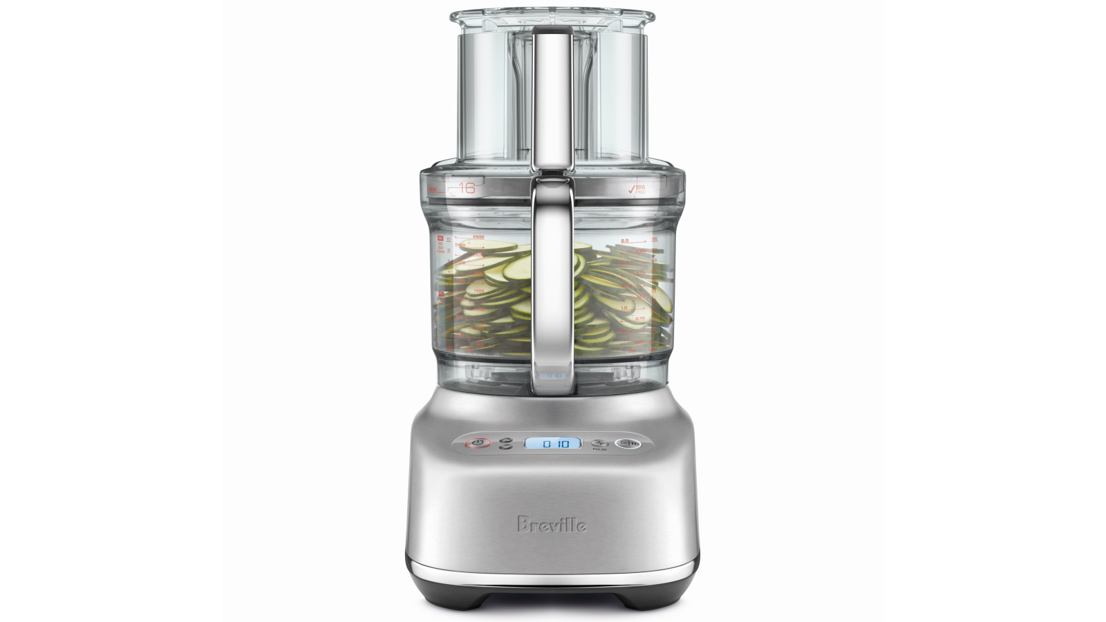 Breville the Kitchen Wizz 16 Food Processor - Brushed Stainless Steel ...