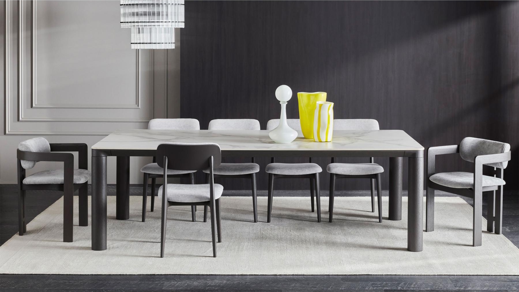 Merini Rectangle Dining Table - 240cm | Domayne