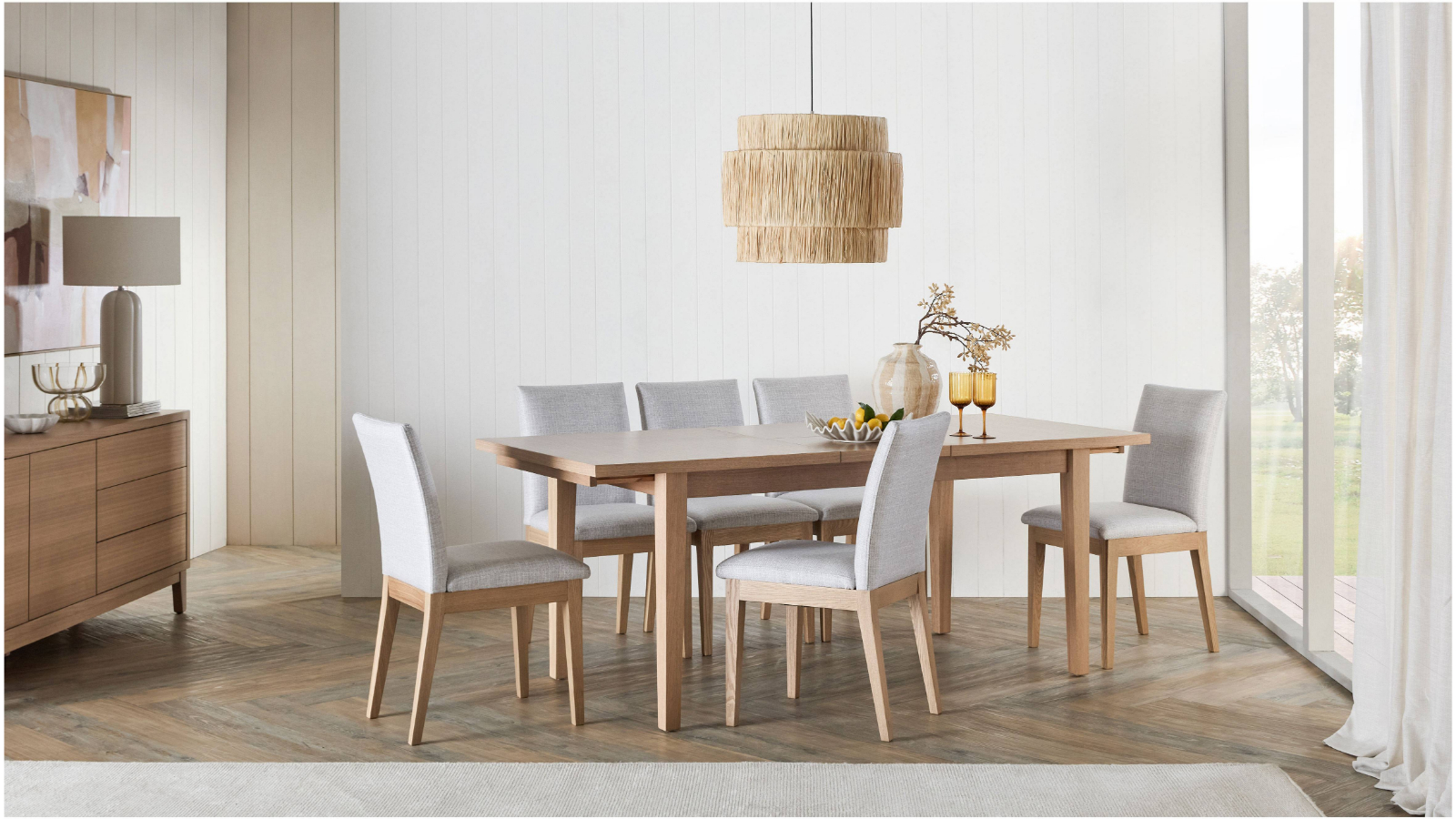 Everett Single Extension Dining Table | Domayne