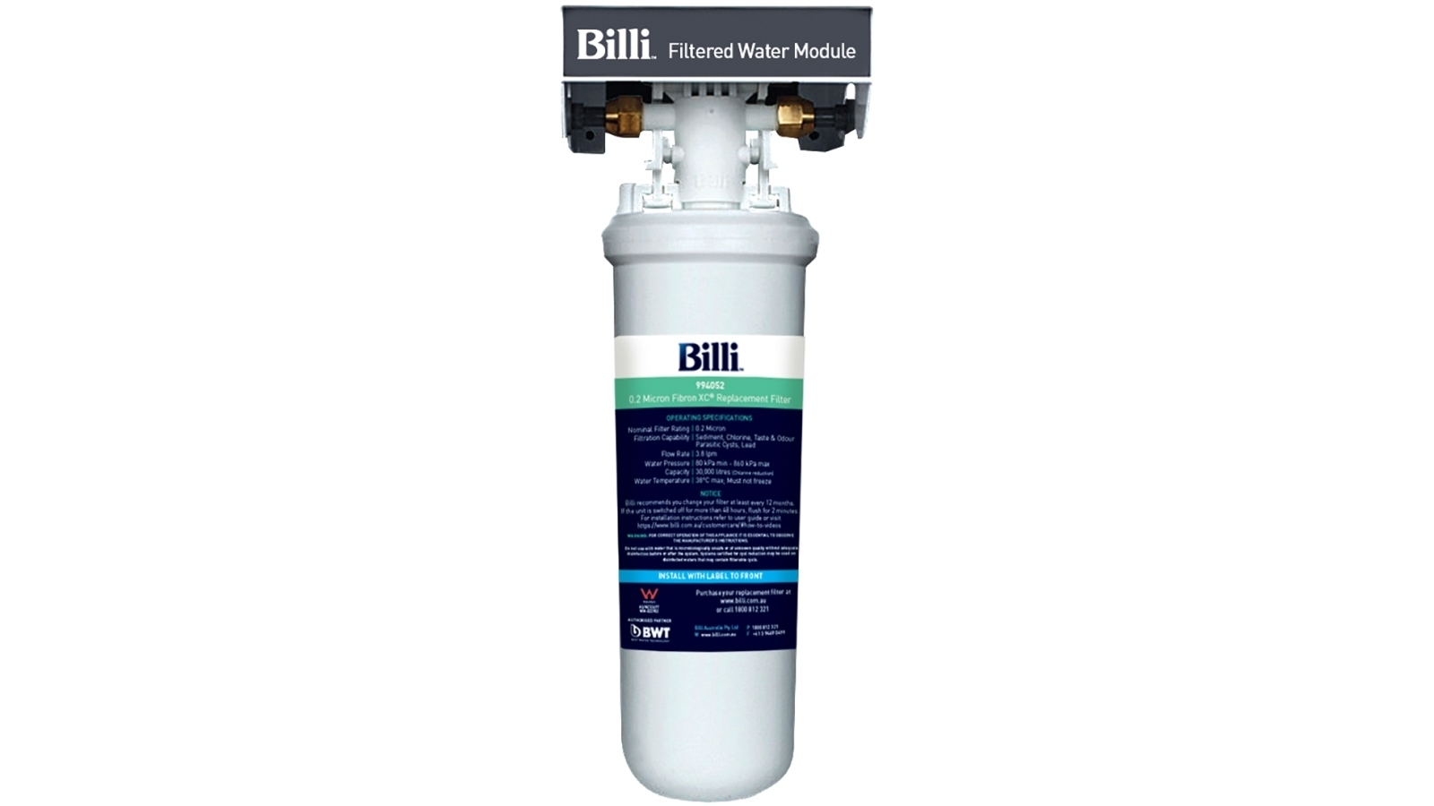 Billi B-1000 Instant Filtered Water System with Square Slimline ...