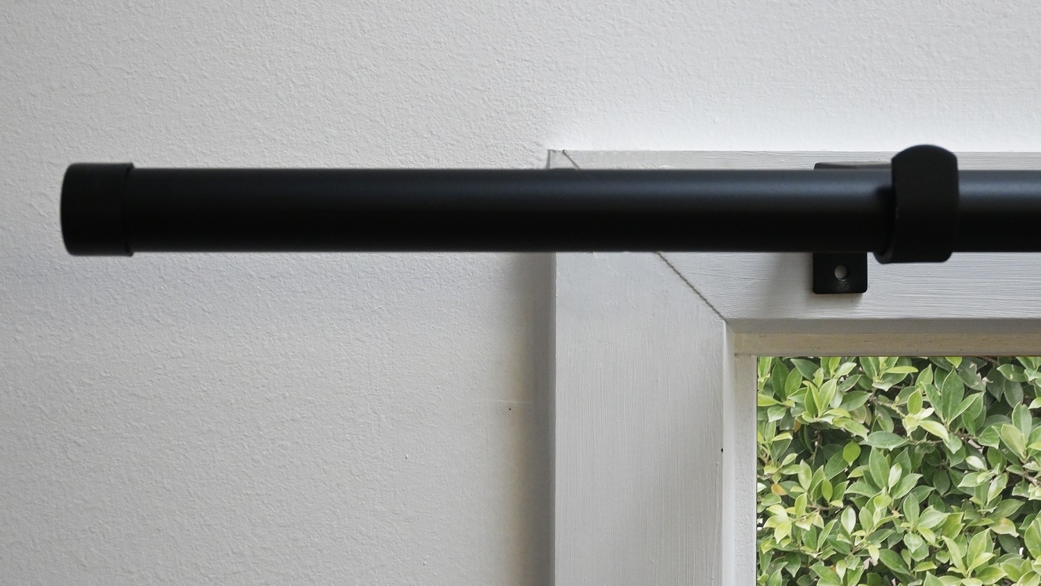 Filigree Black Extendable Curtain Rod Set - 230-380cm | Domayne