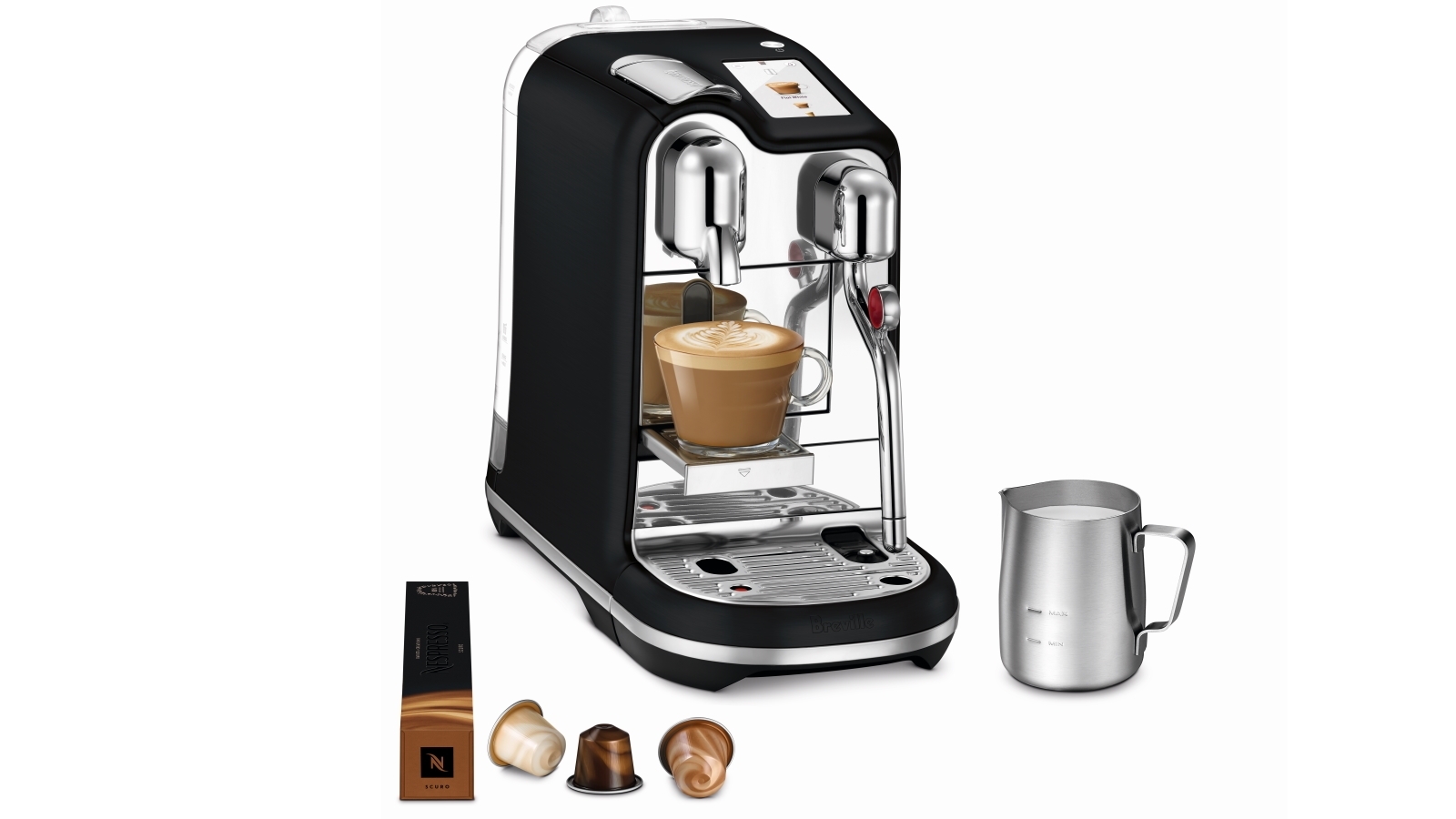 Nespresso Creatista Pro Coffee Machine by Breville - Black Truffle ...