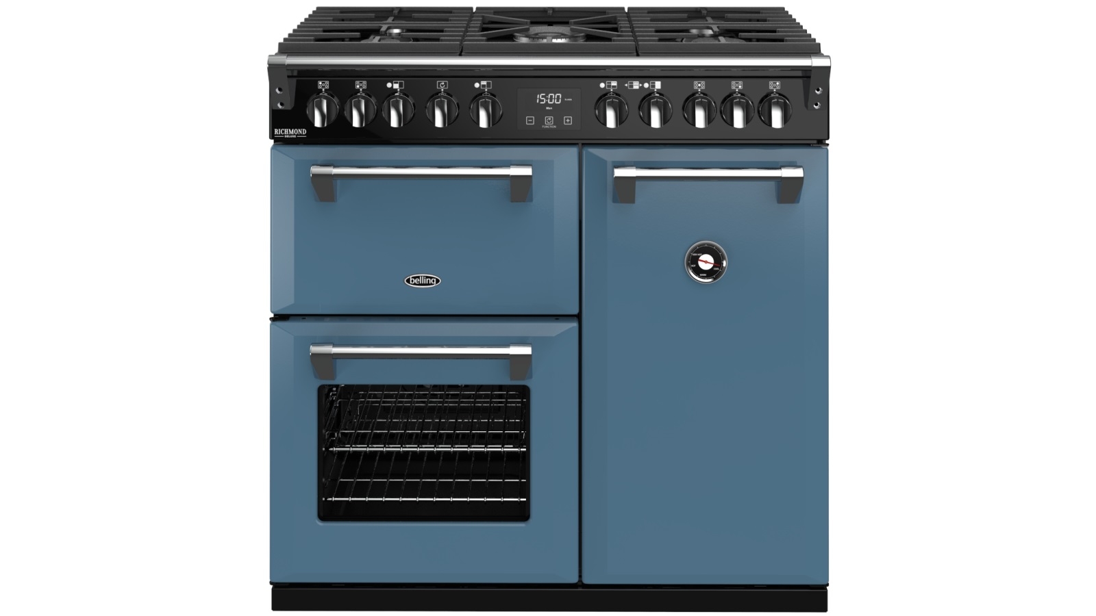 Belling Richmond Colour Boutique Deluxe 90cm Dual Fuel Range Cooker ...