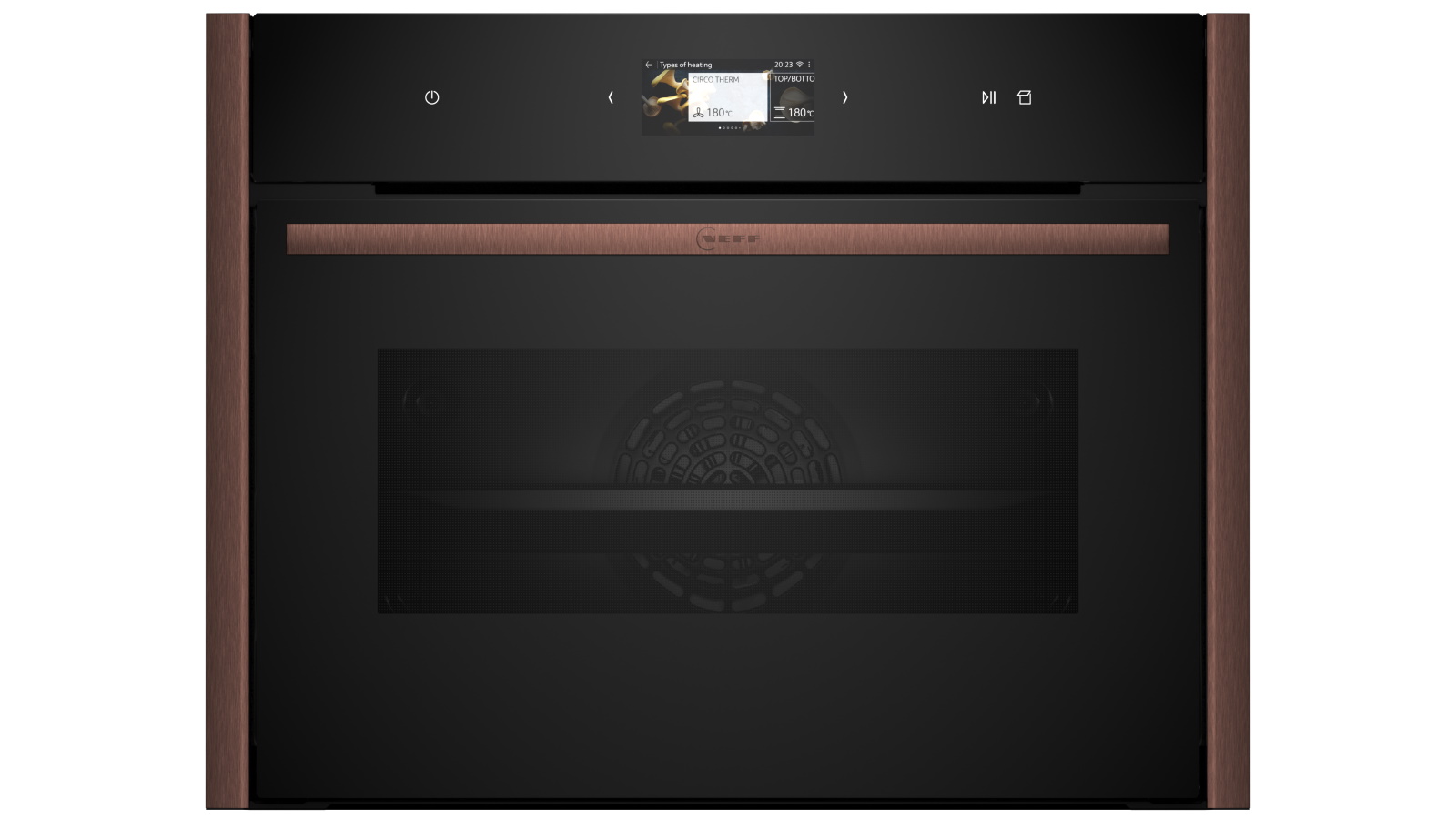 NEFF 600mm Flex Design Compact Oven with Full Steam - Brushed Bronze ...