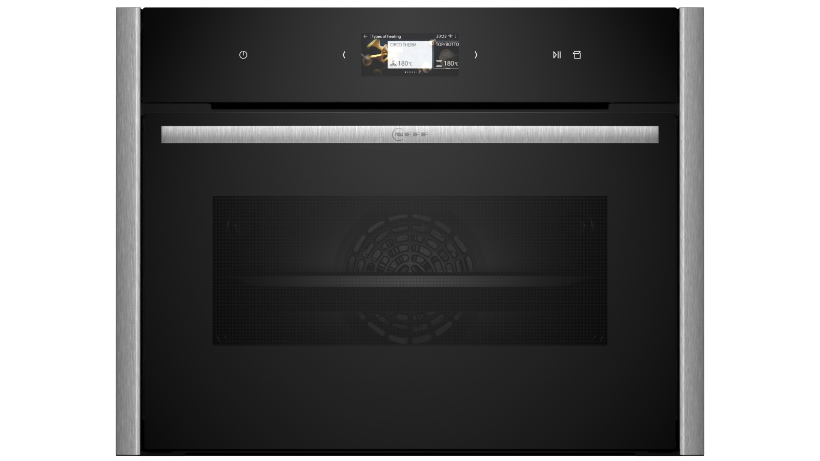 NEFF 600mm Flex Design Compact Oven with Full Steam - Metallic Silver ...