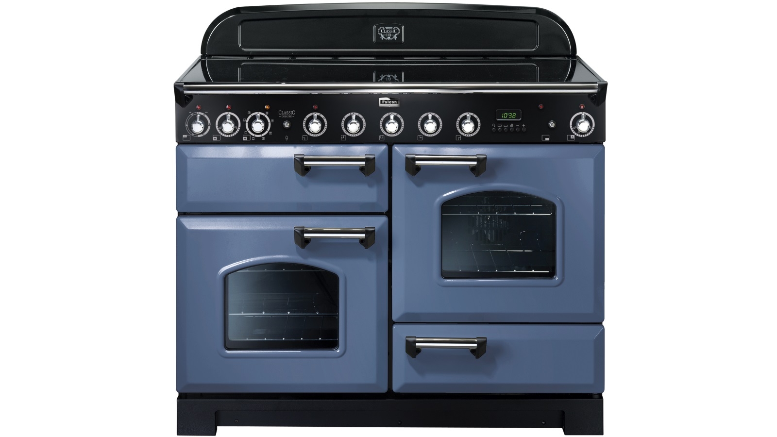 Falcon Classic Deluxe 1100mm Chrome Fitting Induction Range ...