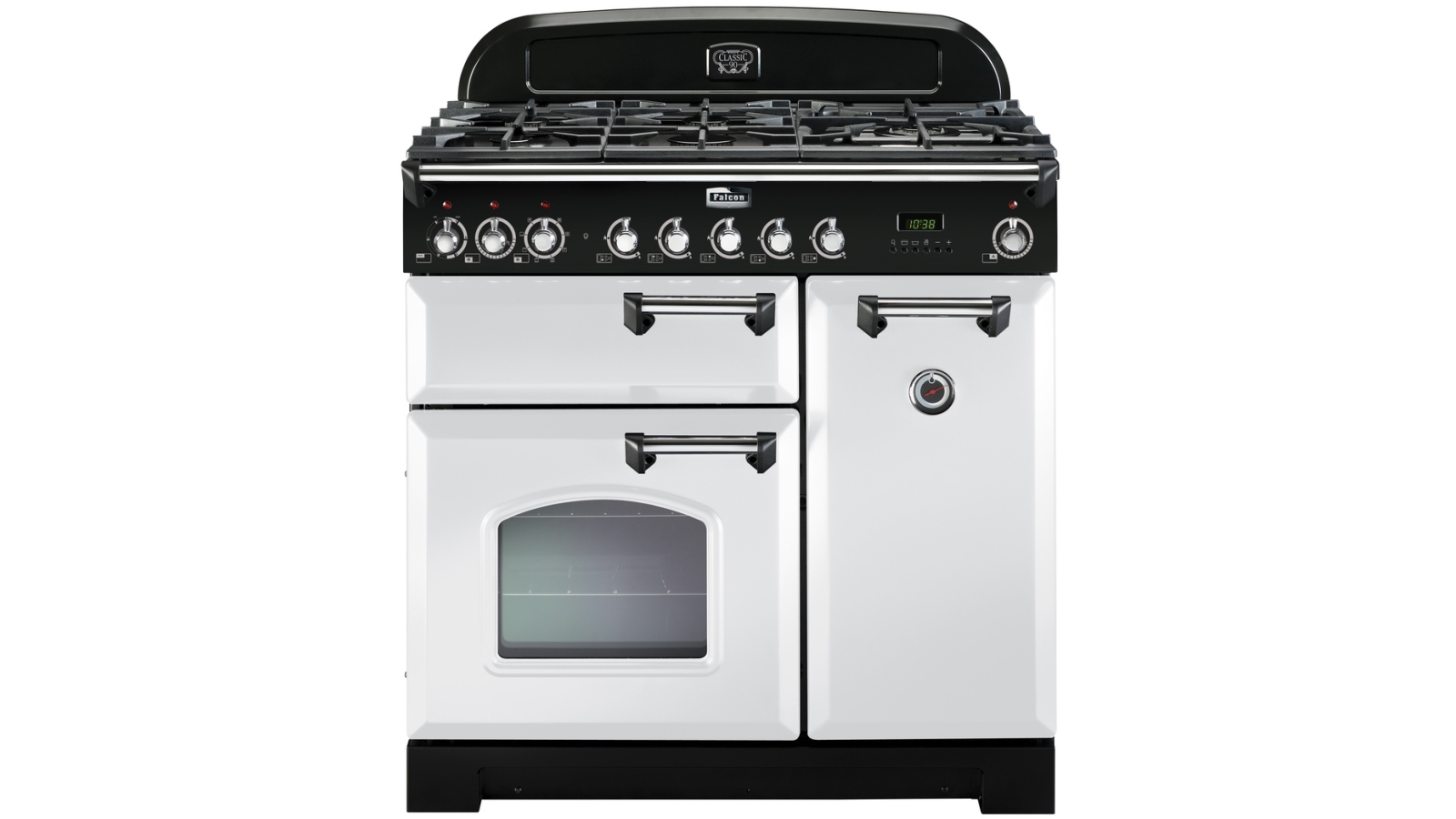 Falcon Classic Deluxe 900mm Dual Fuel Freestanding Cooker - White ...