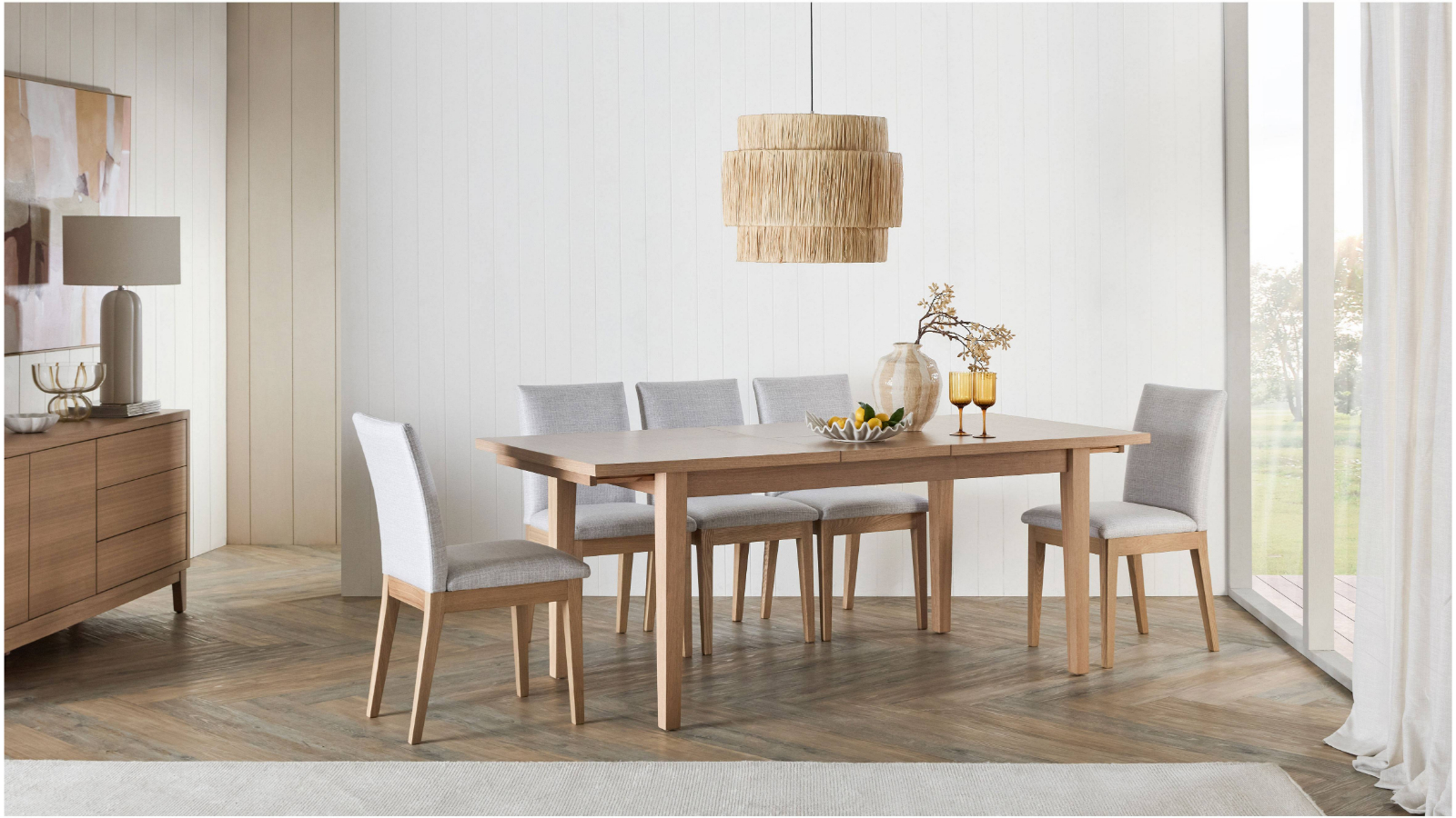 Everett Single Extension Dining Table | Domayne